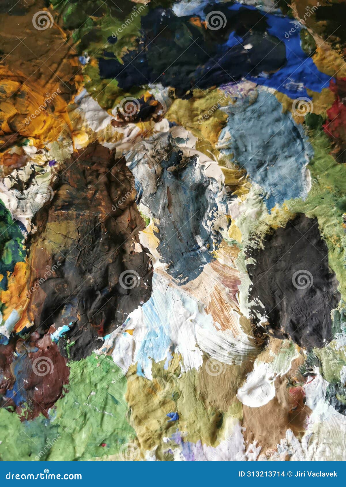 Color pallette texture stock photo. Image of paint, bright - 313213714
