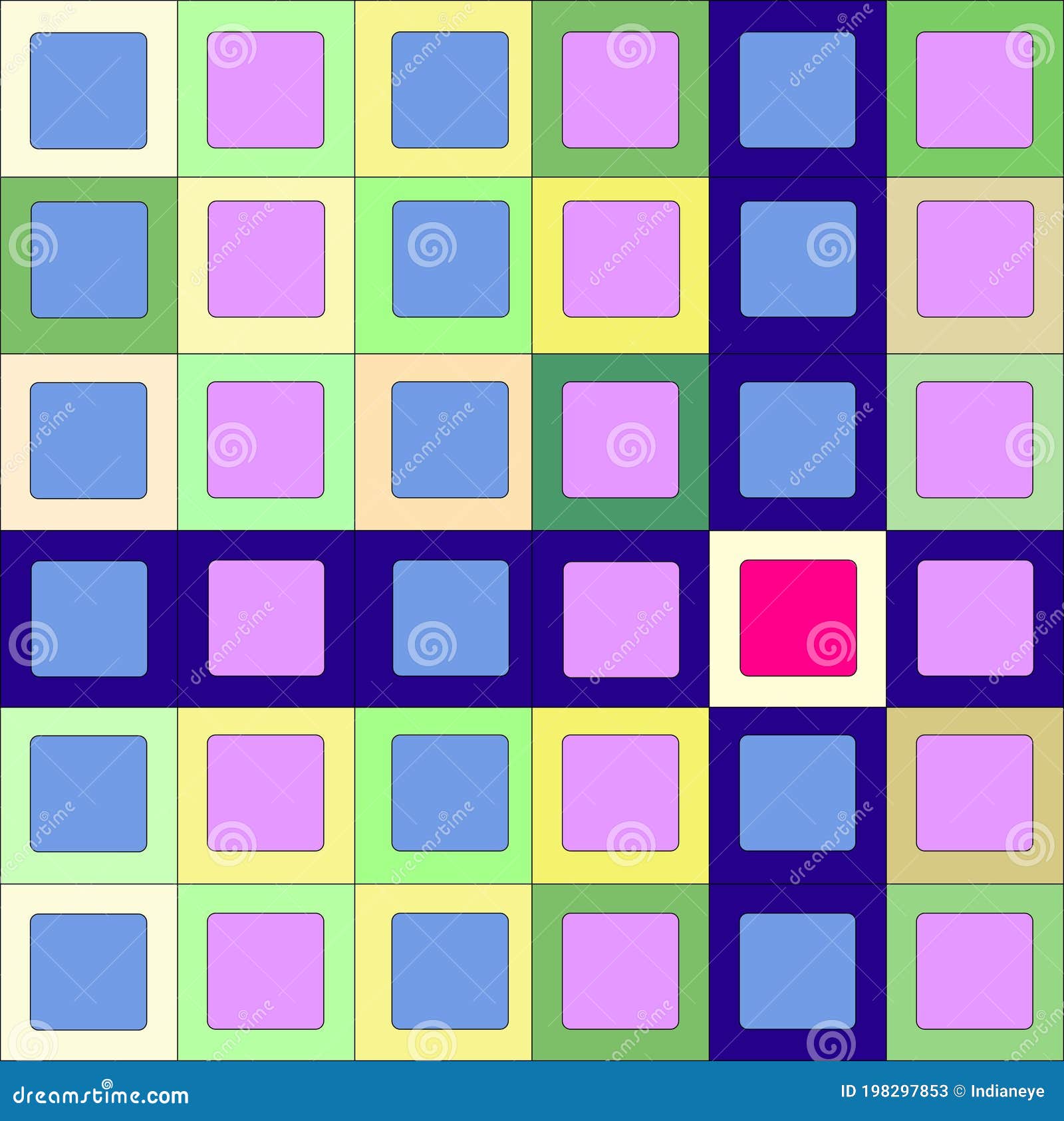 Color Panel of sqaures stock vector. Illustration of geometric - 198297853