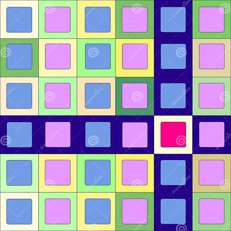 Color Panel of sqaures stock vector. Illustration of geometric - 198297853