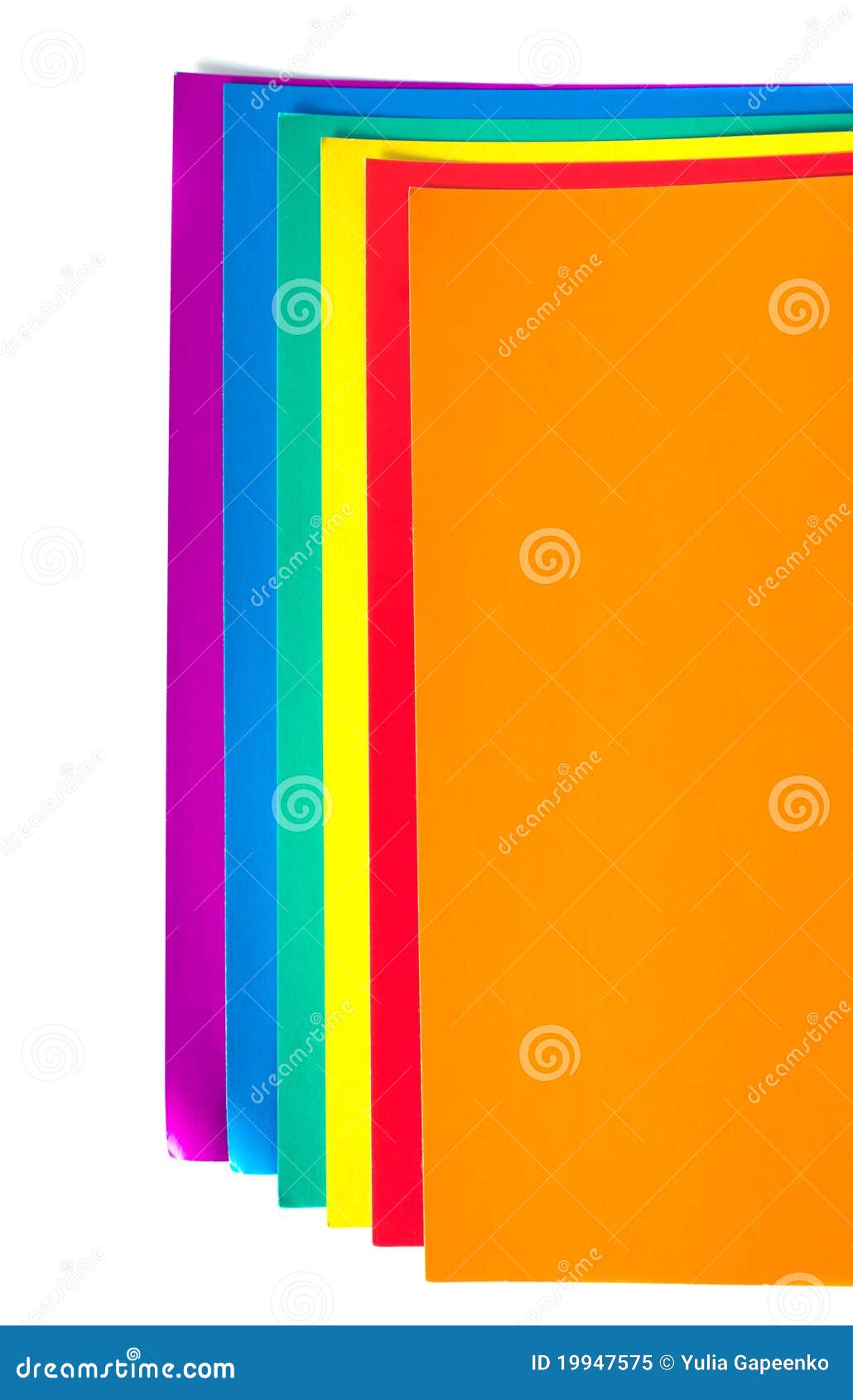Color paper stock image. Image of lines, creased, post - 19947575
