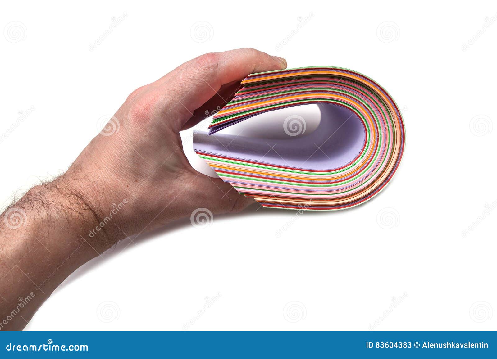 Color paper stock image. Image of hand, composition, backdrop - 83604383