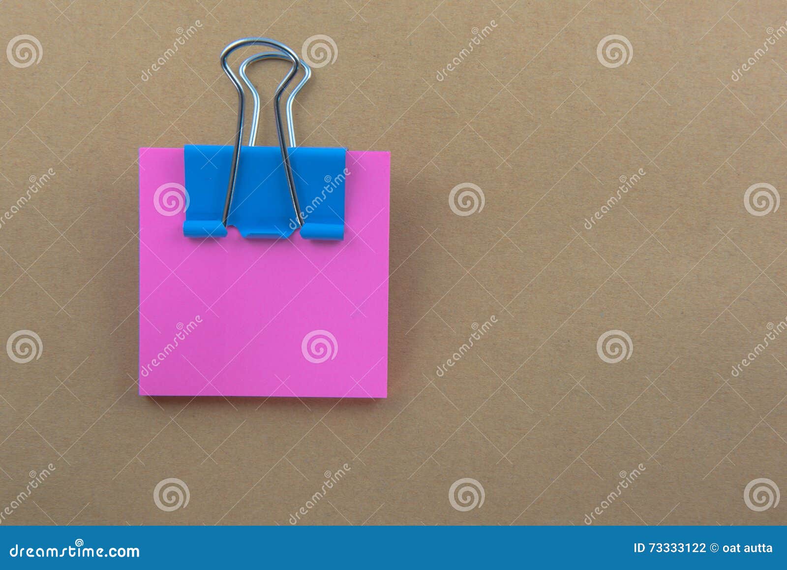 Color Paper Notes with Sticky Note on Brown Background Stock Photo ...
