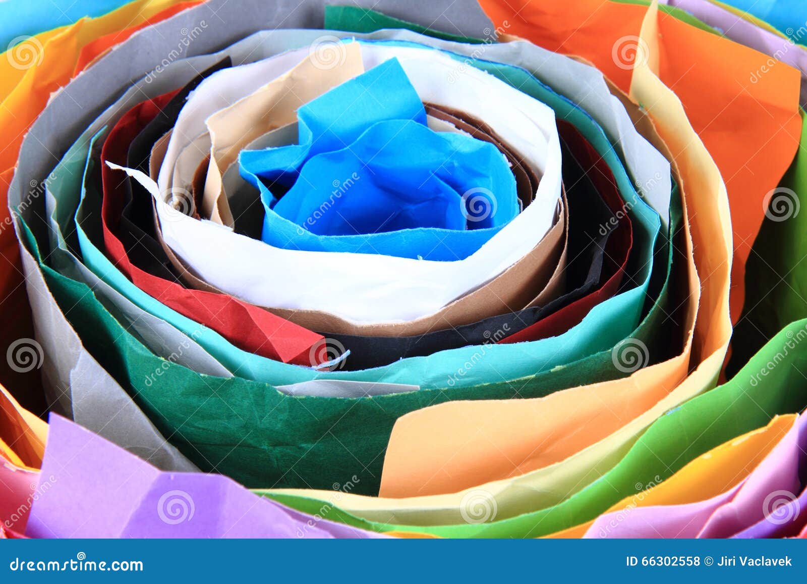 Color Paper Roll Background Stock Photo - Image of pattern, folded ...