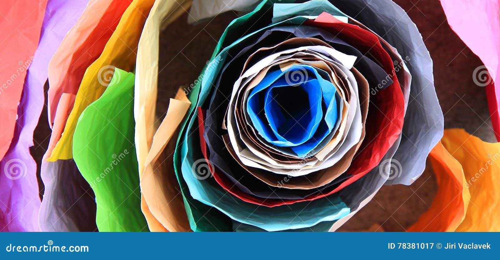 Color Paper Roll Background Stock Image - Image of creativity, brochure ...