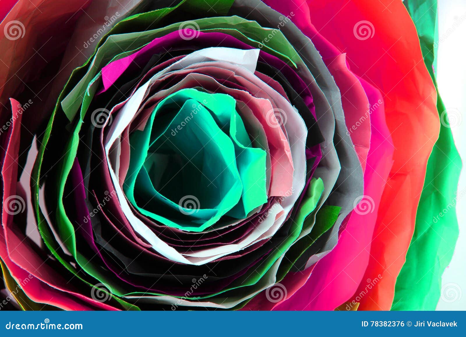 Color Paper Roll Background Stock Photo - Image of creativity, rainbow ...