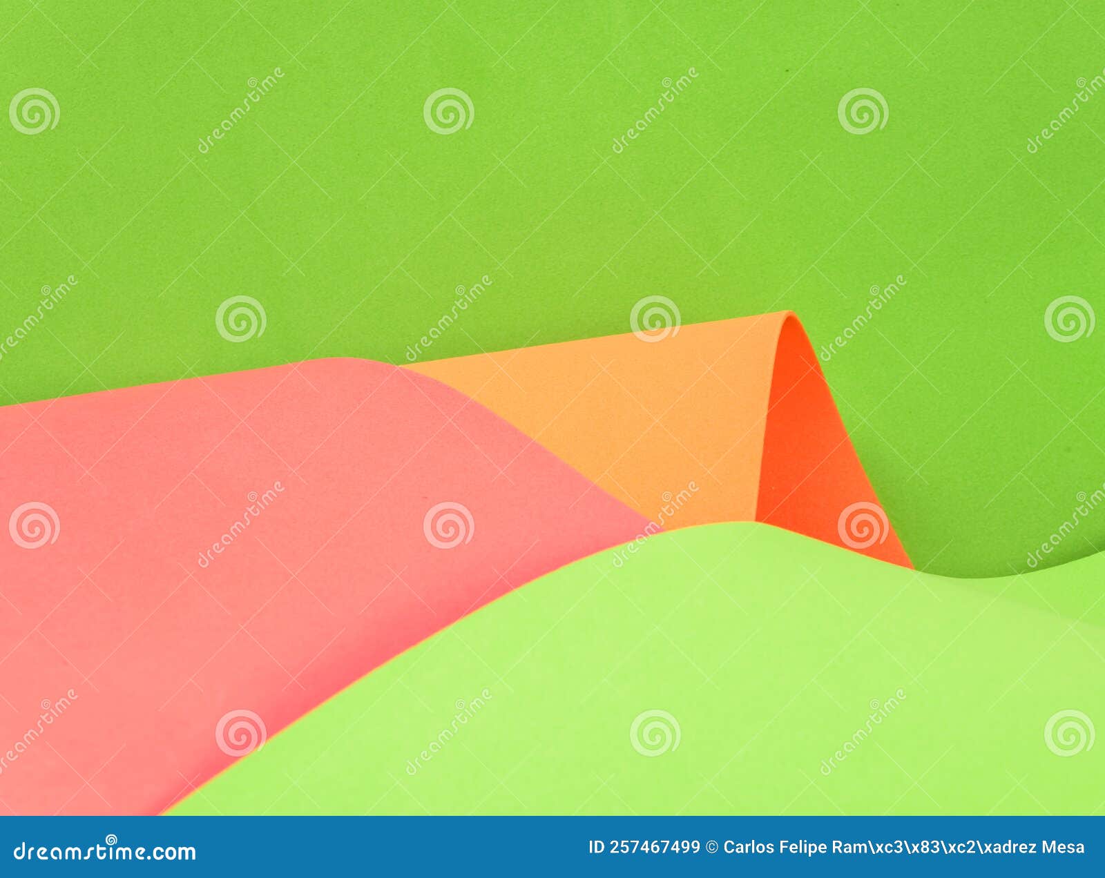 Color Paper Rolls and Bend Texture Background Full of Colors Stock ...