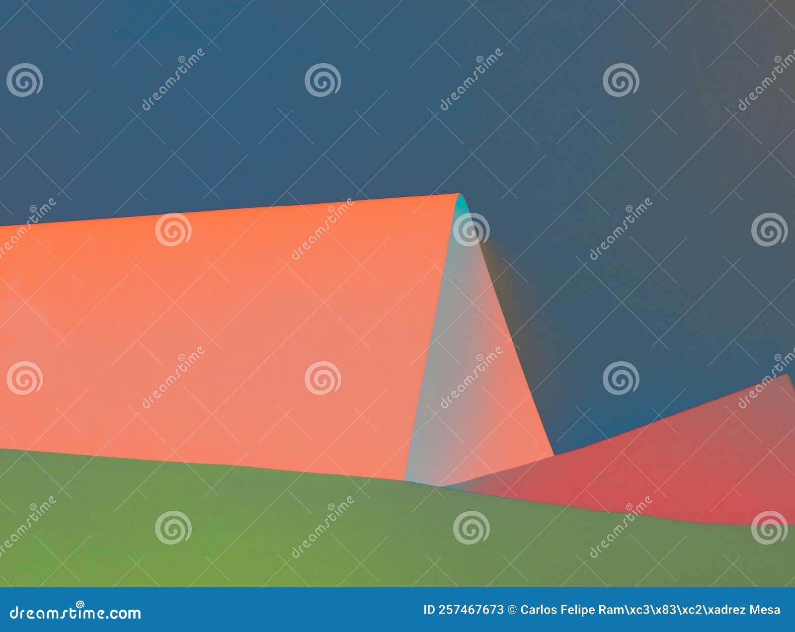 Color Paper Rolls and Bend Texture Background Full of Colors Stock ...