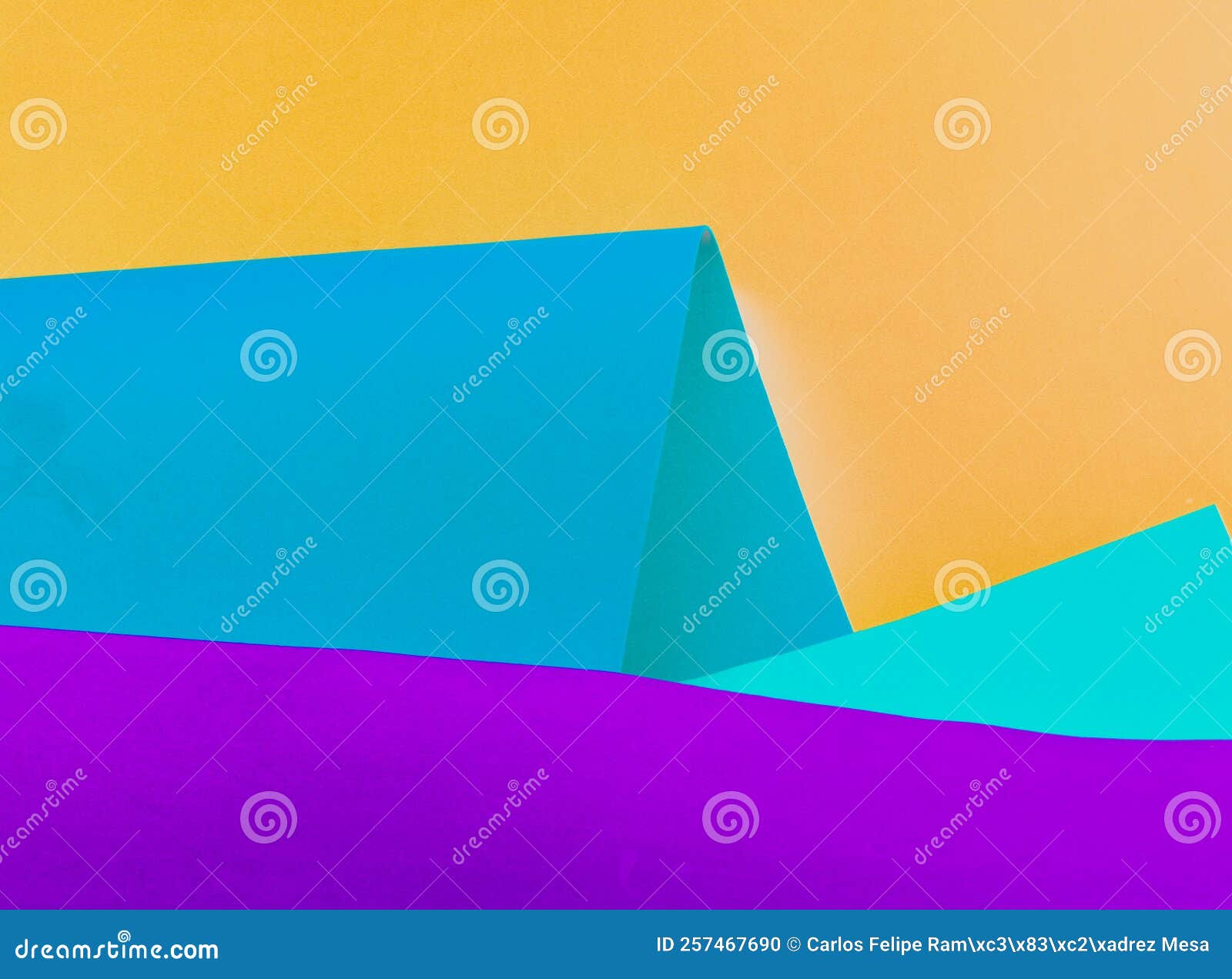 Color Paper Rolls and Bend Texture Background Full of Colors Stock ...