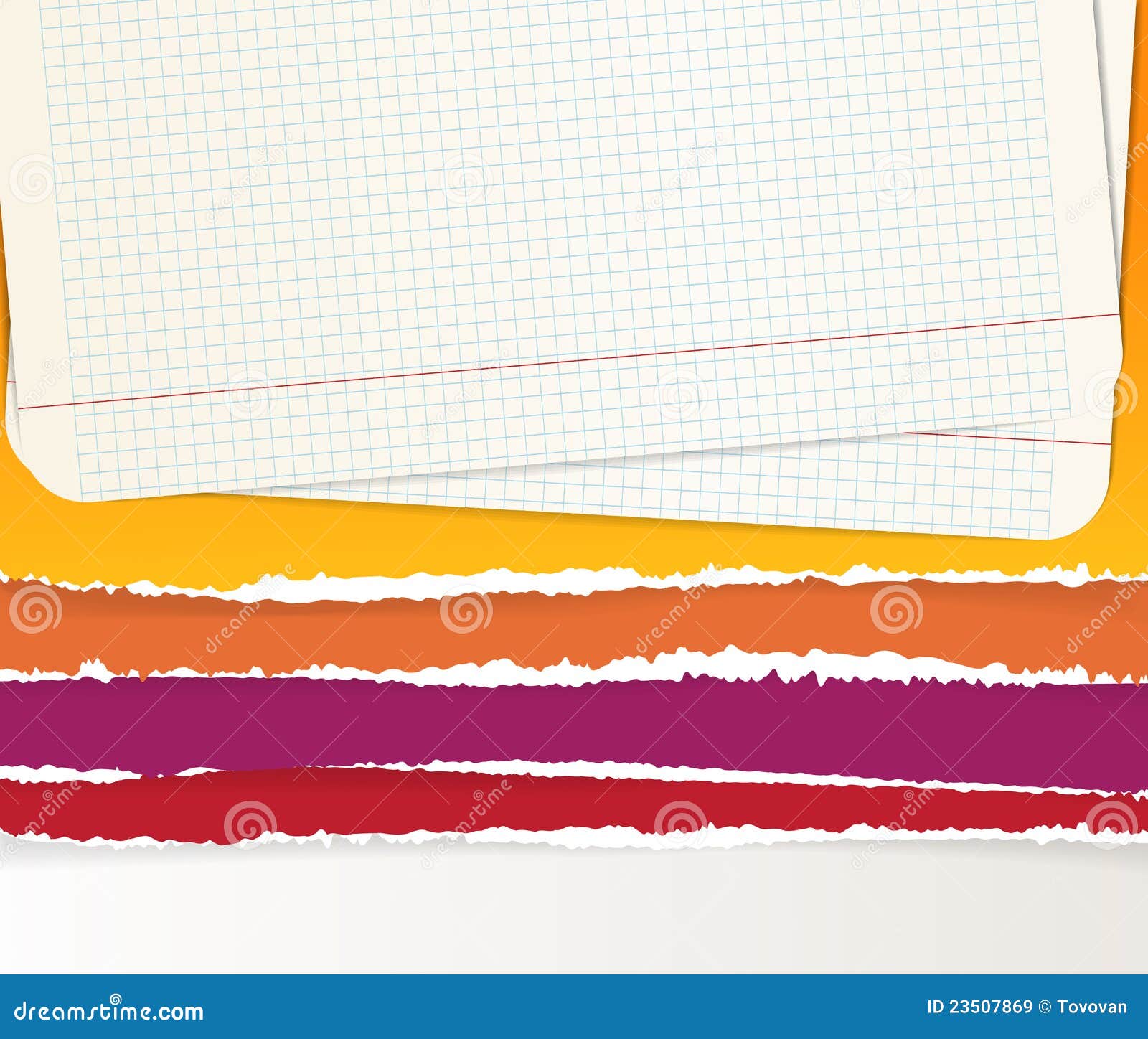 Color paper sheets stock vector. Illustration of abstract - 23507869