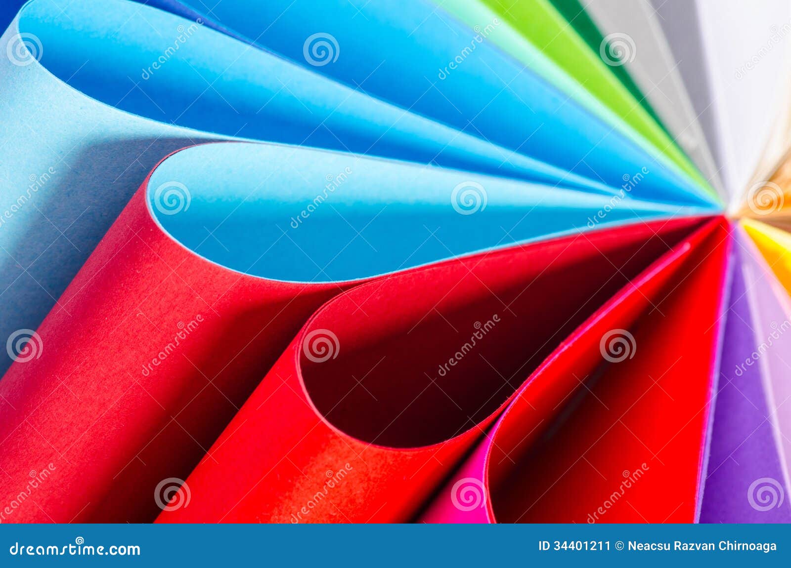 Color paper variety stock image. Image of spectrum, abstract - 34401211