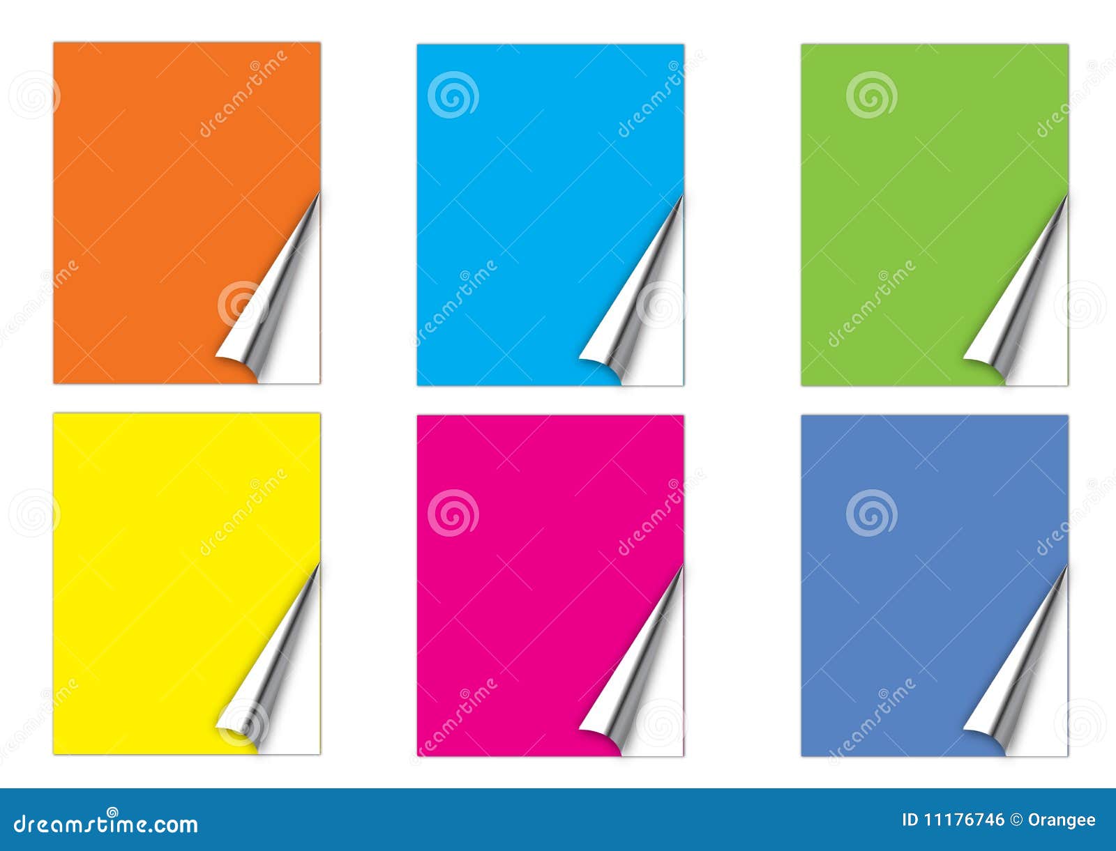 Color papers stock vector. Illustration of binder, book - 11176746