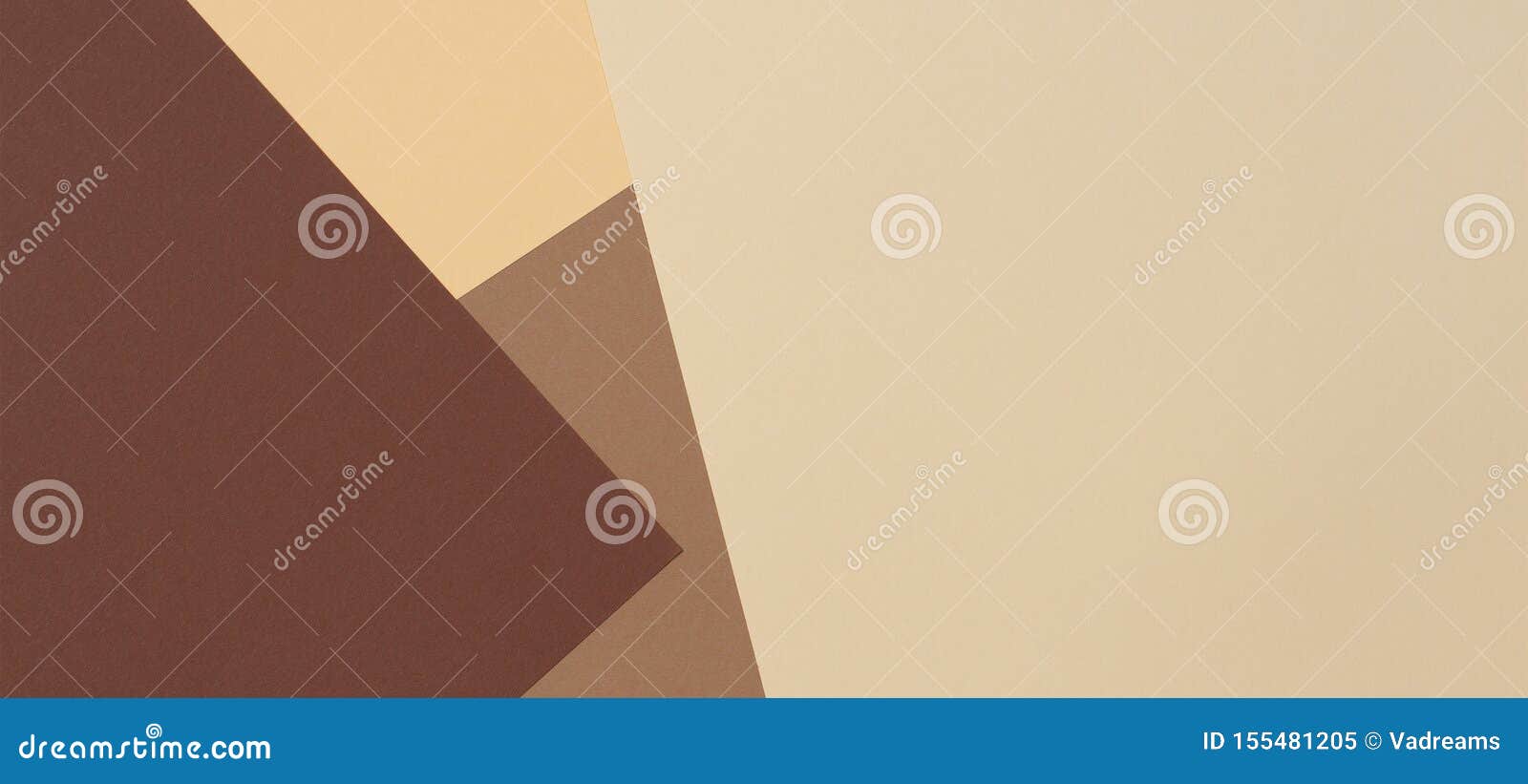 Color Papers Geometry Composition Banner Background with Beige, Light ...