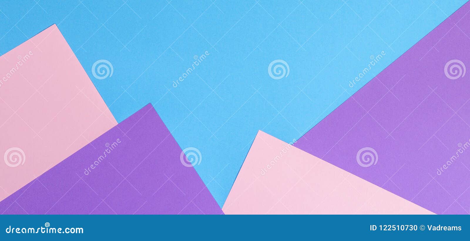 Color Papers Geometry Flat Composition Background with Pink Violet and ...