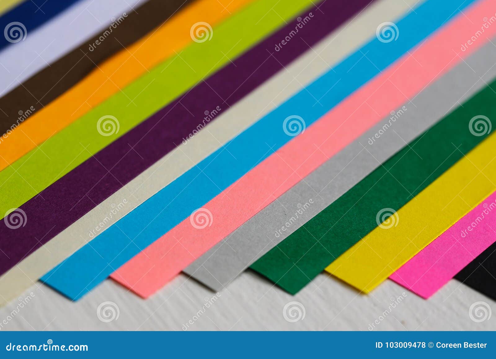 Color papers stock photo. Image of education, stationary - 103009478