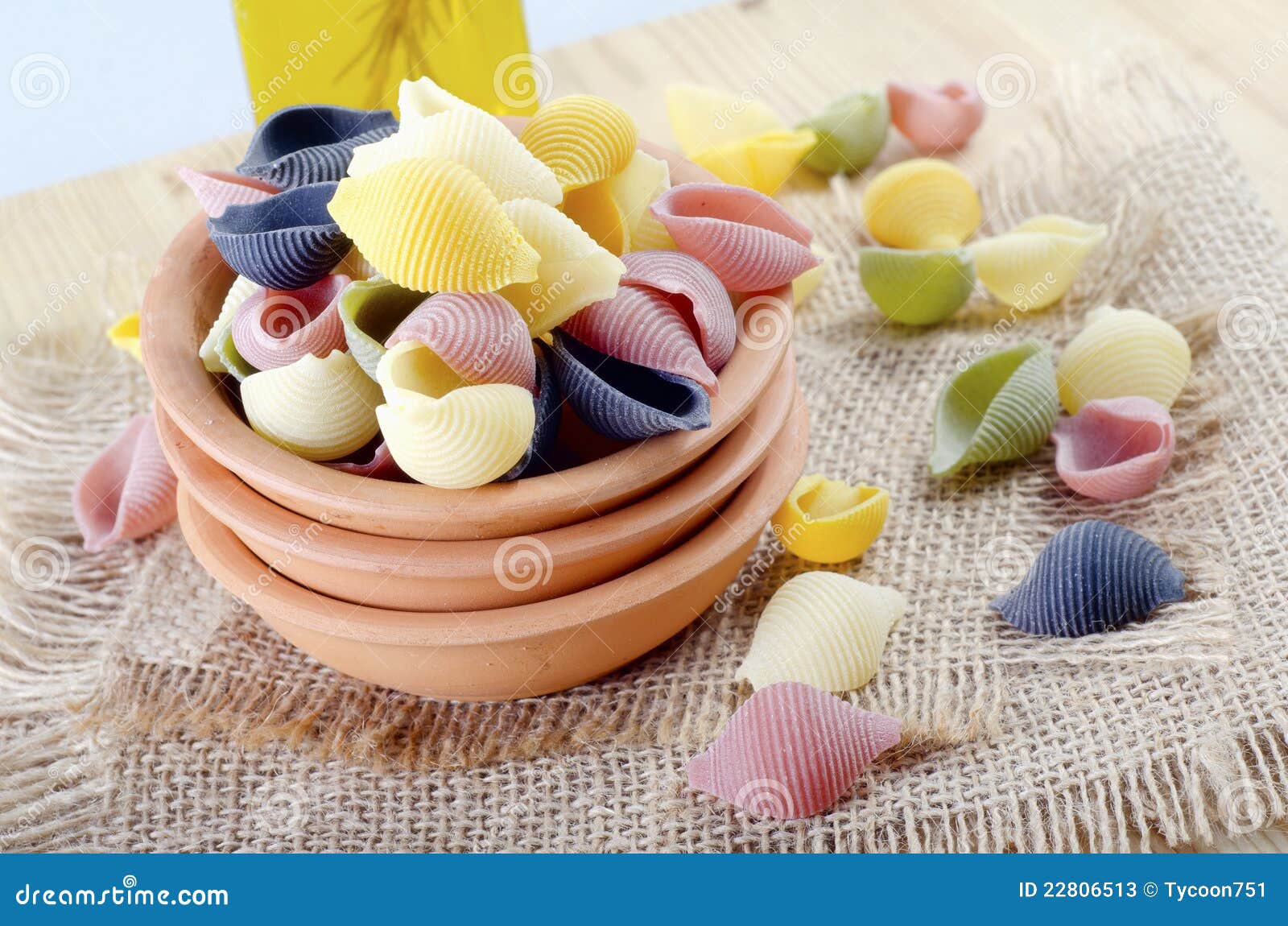 Color pasta stock image. Image of foodstuff, colorful - 22806513