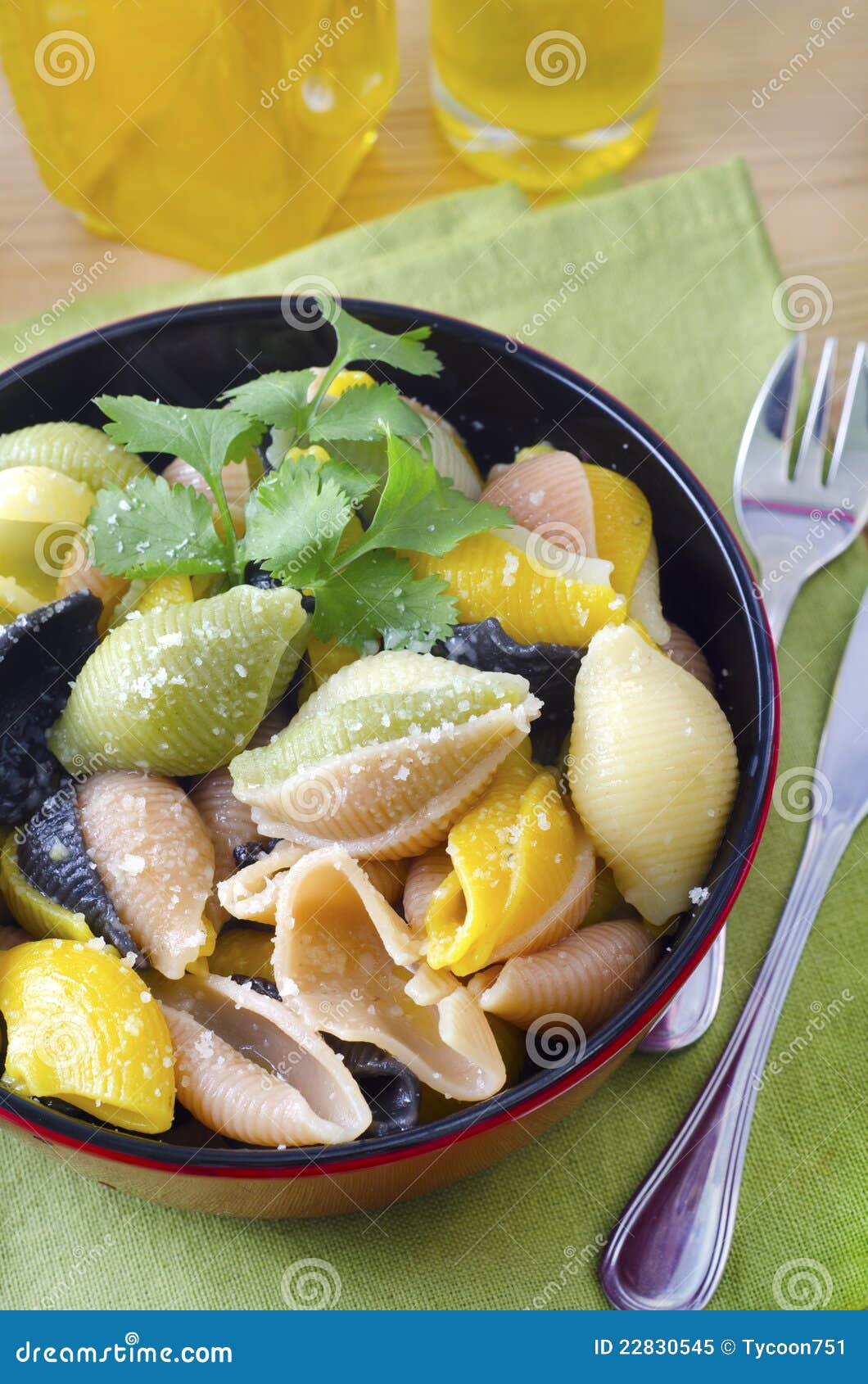 Color pasta stock image. Image of poultry, dish, cooking - 22830545