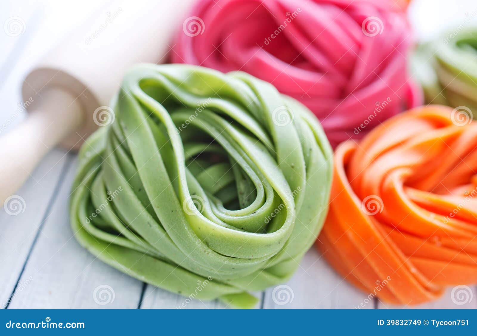 Color pasta stock image. Image of rolling, dough, culture - 39832749