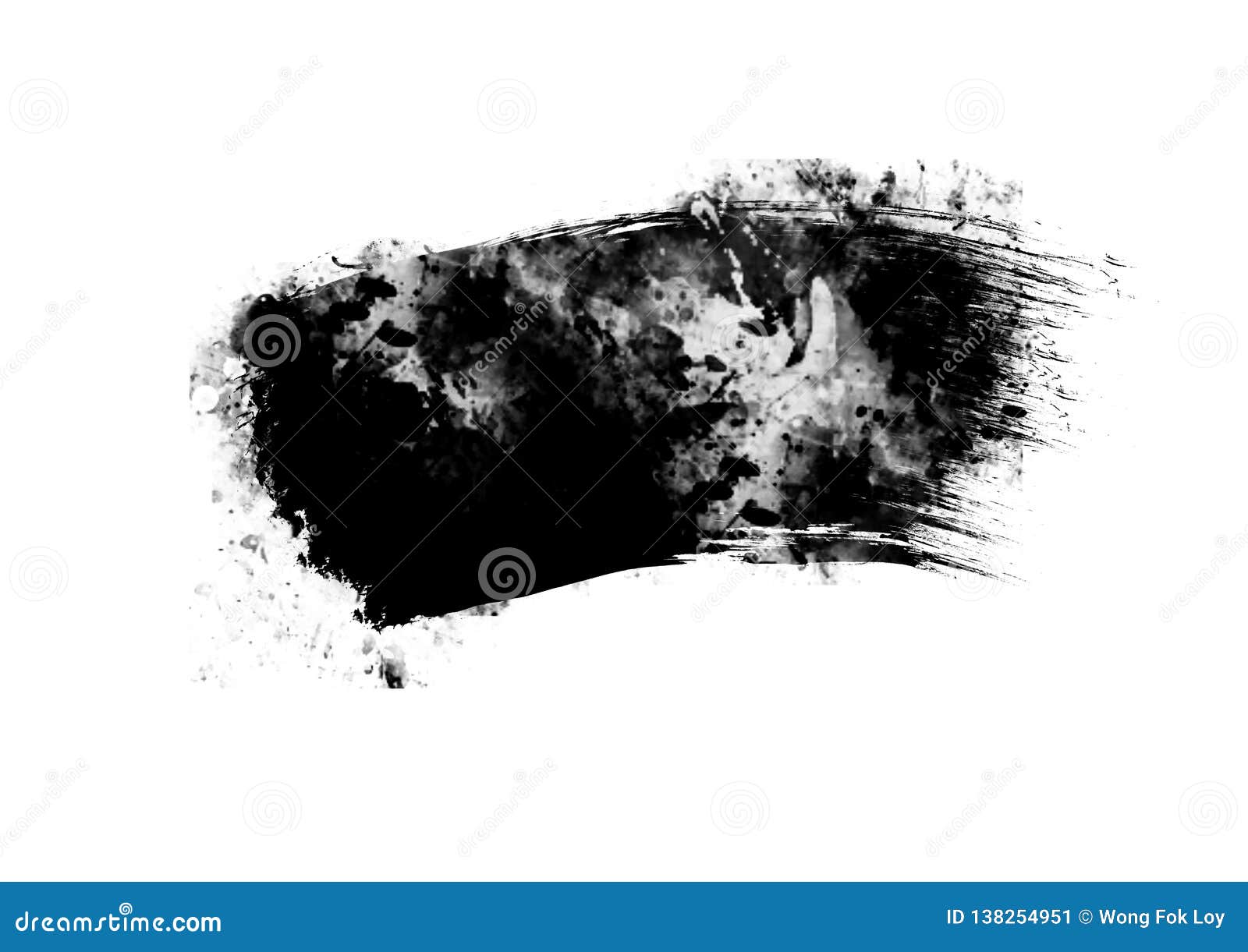 Color Patches Graphic Brush Strokes Design Effect Element for ...