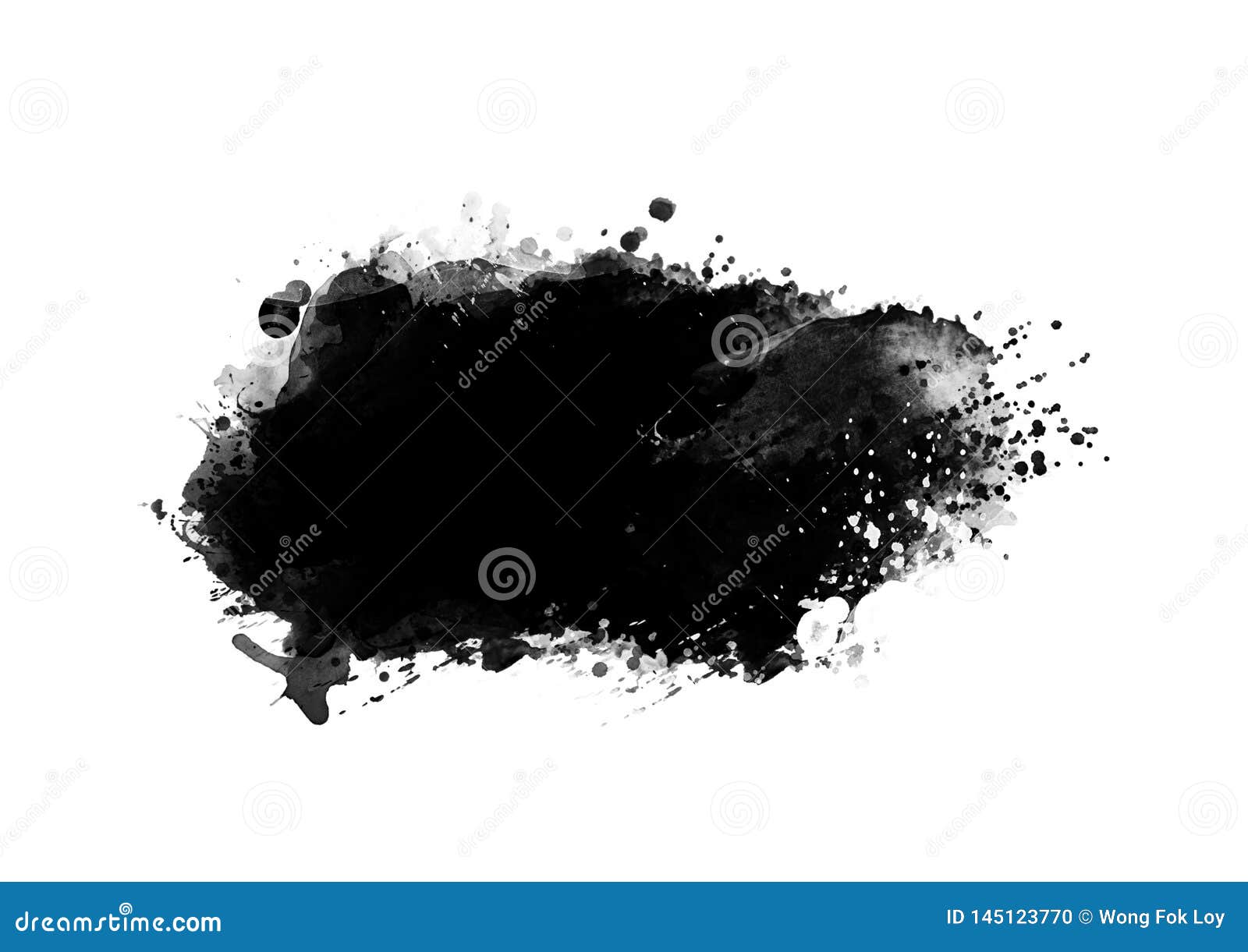 Color Patches Graphic Brush Strokes Design Effect Element for ...