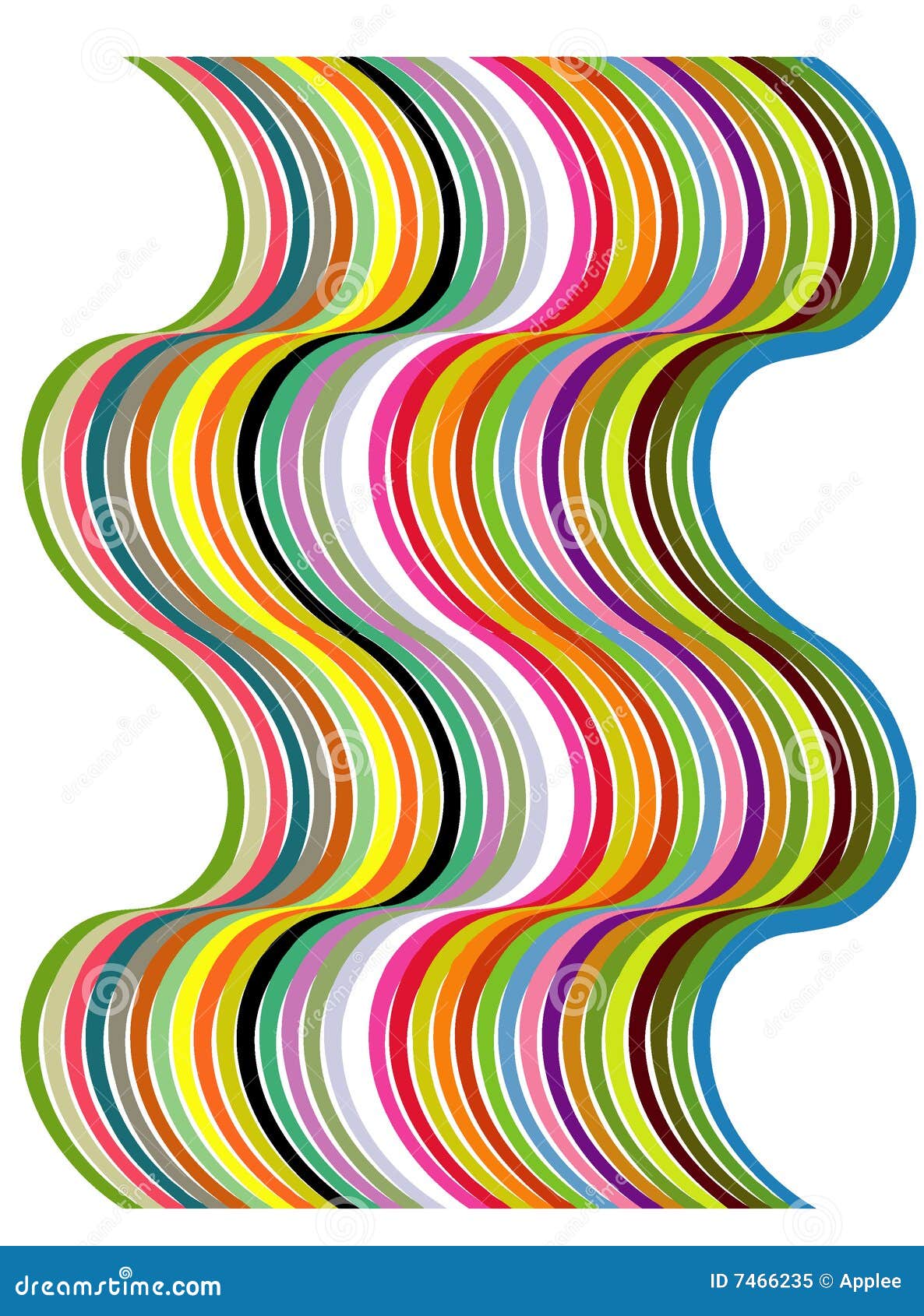 Color pattern stock vector. Illustration of multicolored - 7466235