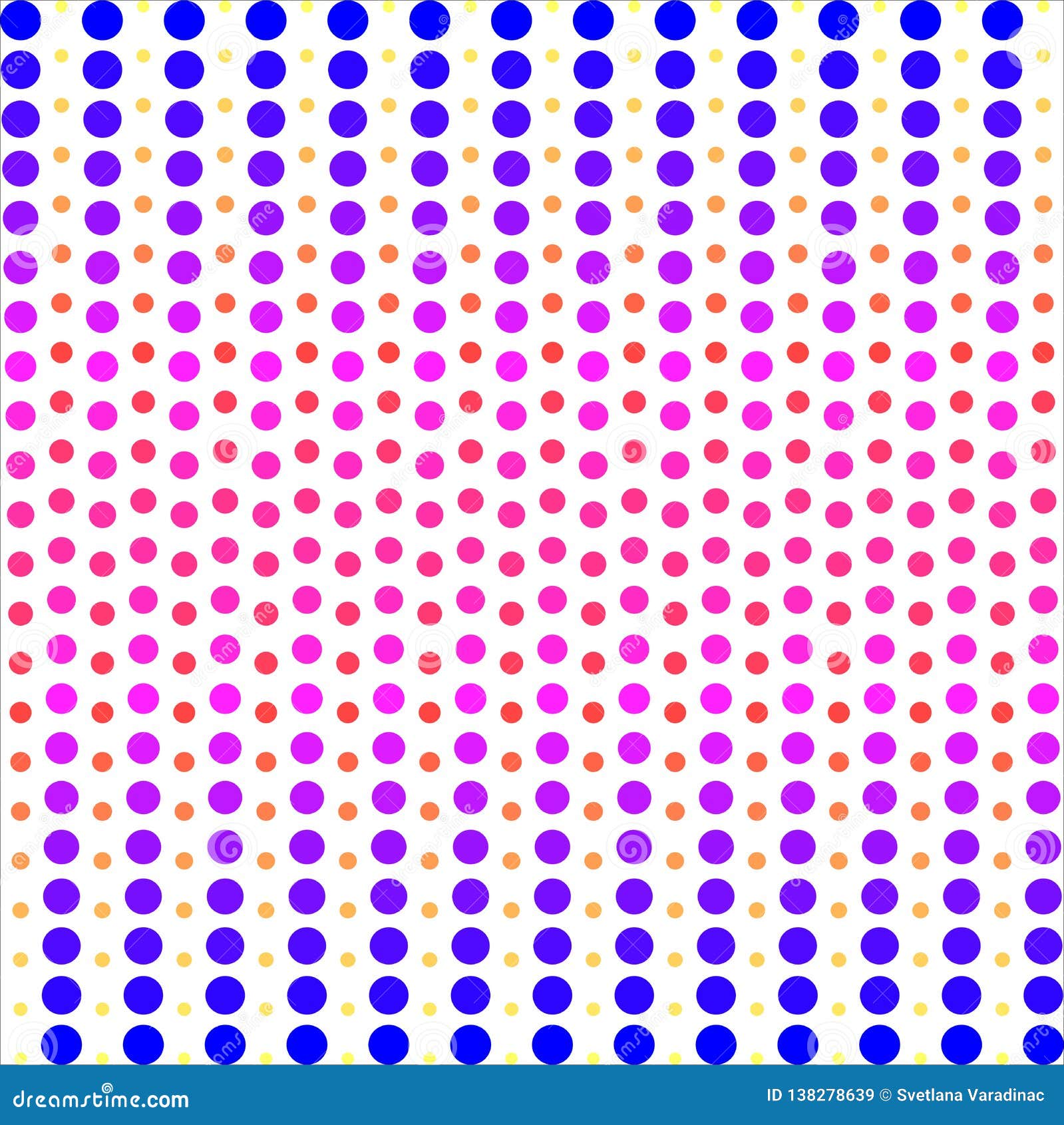 Color Pattern Dotted Backdrop with Art Style. Stock Vector ...