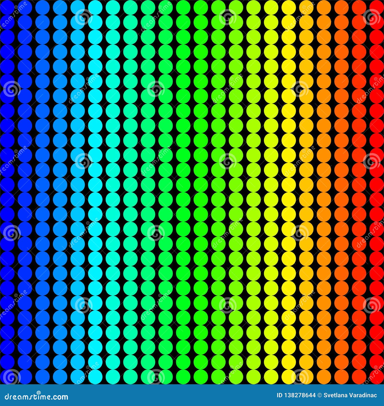 Color Pattern Dotted Backdrop with Art Style. Stock Vector ...