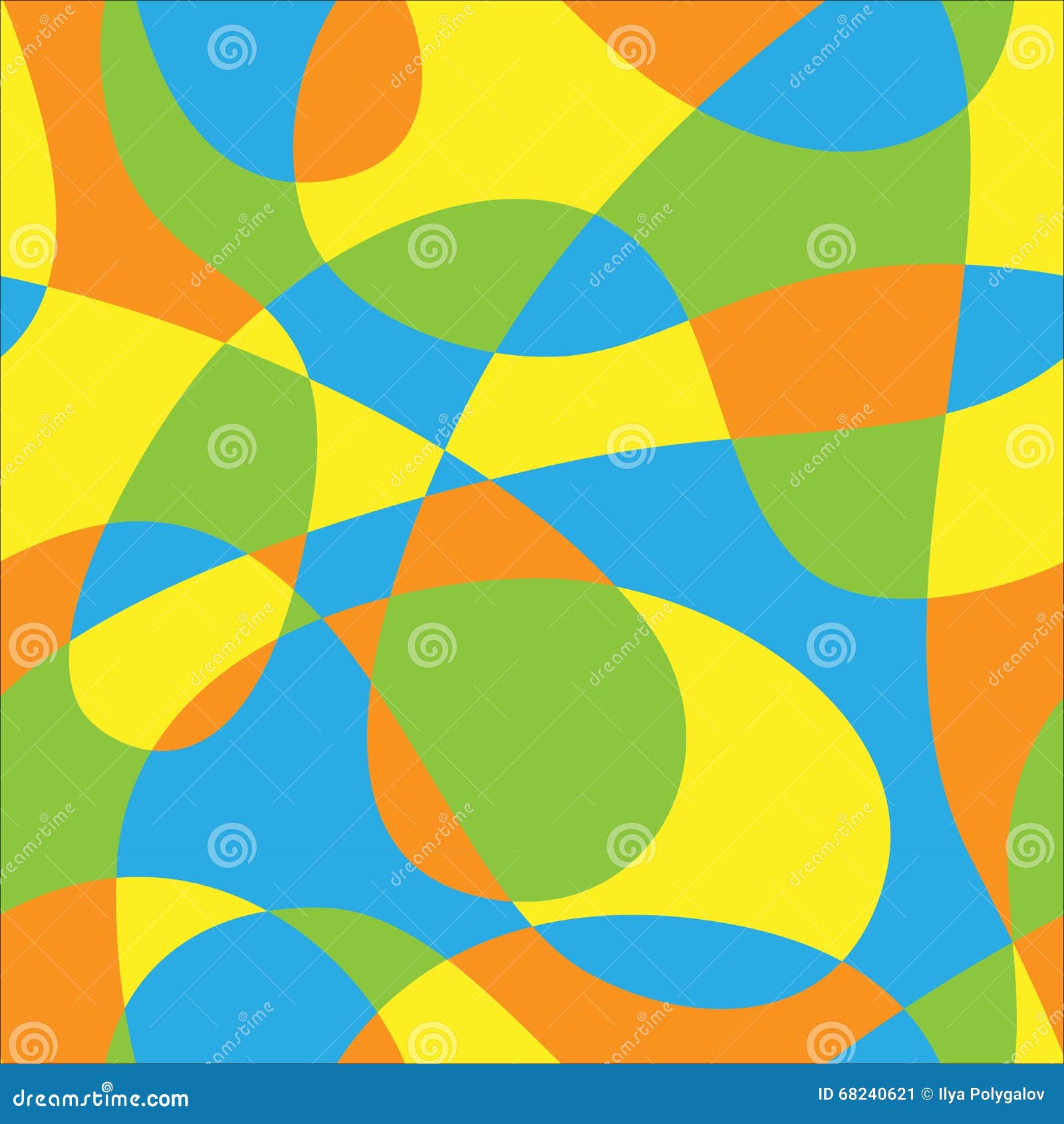 Color pattern of loops stock illustration. Illustration of decoration ...