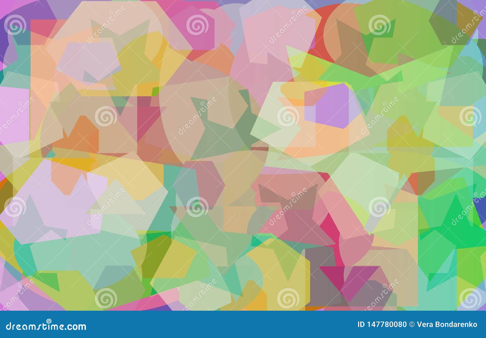 Color Pattern with Polygons of Irregular Shape Stock Vector ...