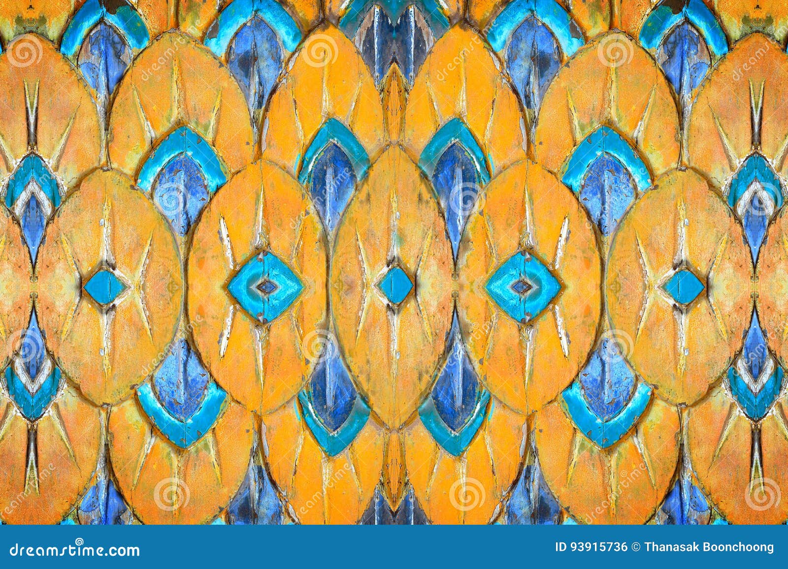 Color Pattern Sculptured Wood, Abstract Native Art Texture Stock Photo ...