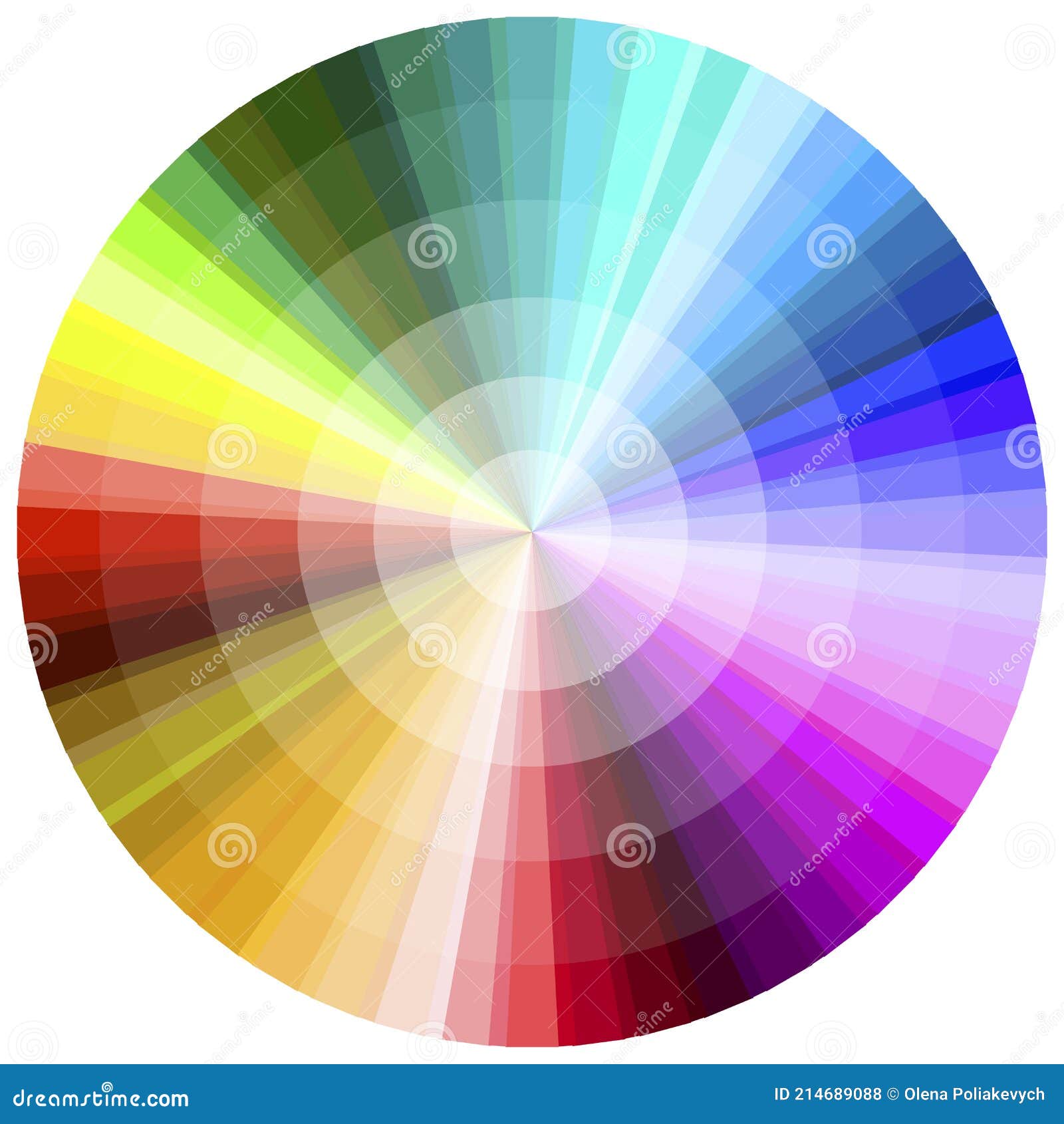 Color Pattern, Vector Illustration. Vector Rainbow Pattern. Gradient ...