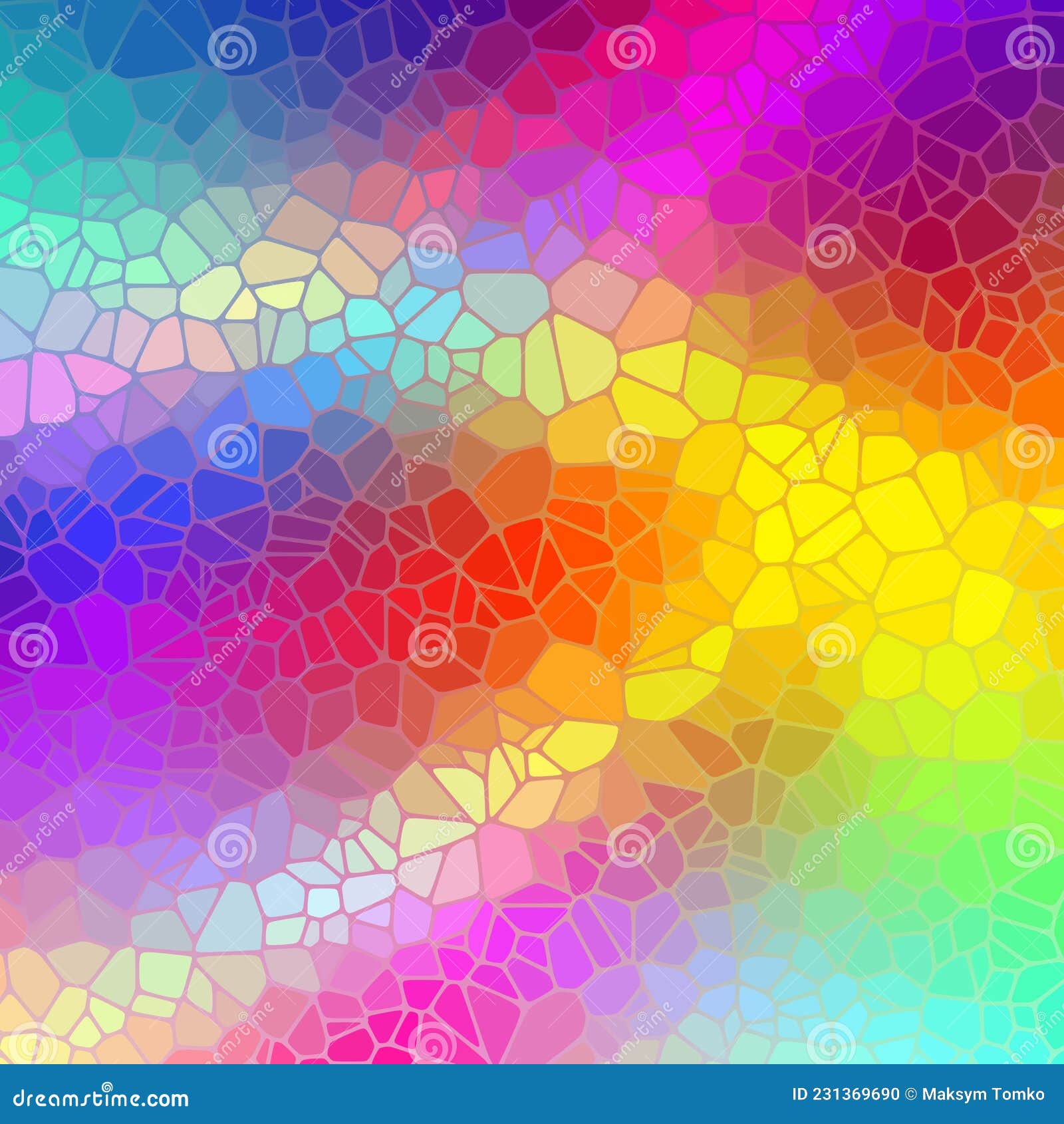 Color Pebbles. Geometric Design. Polygonal Style. Eps 10 Stock Vector ...