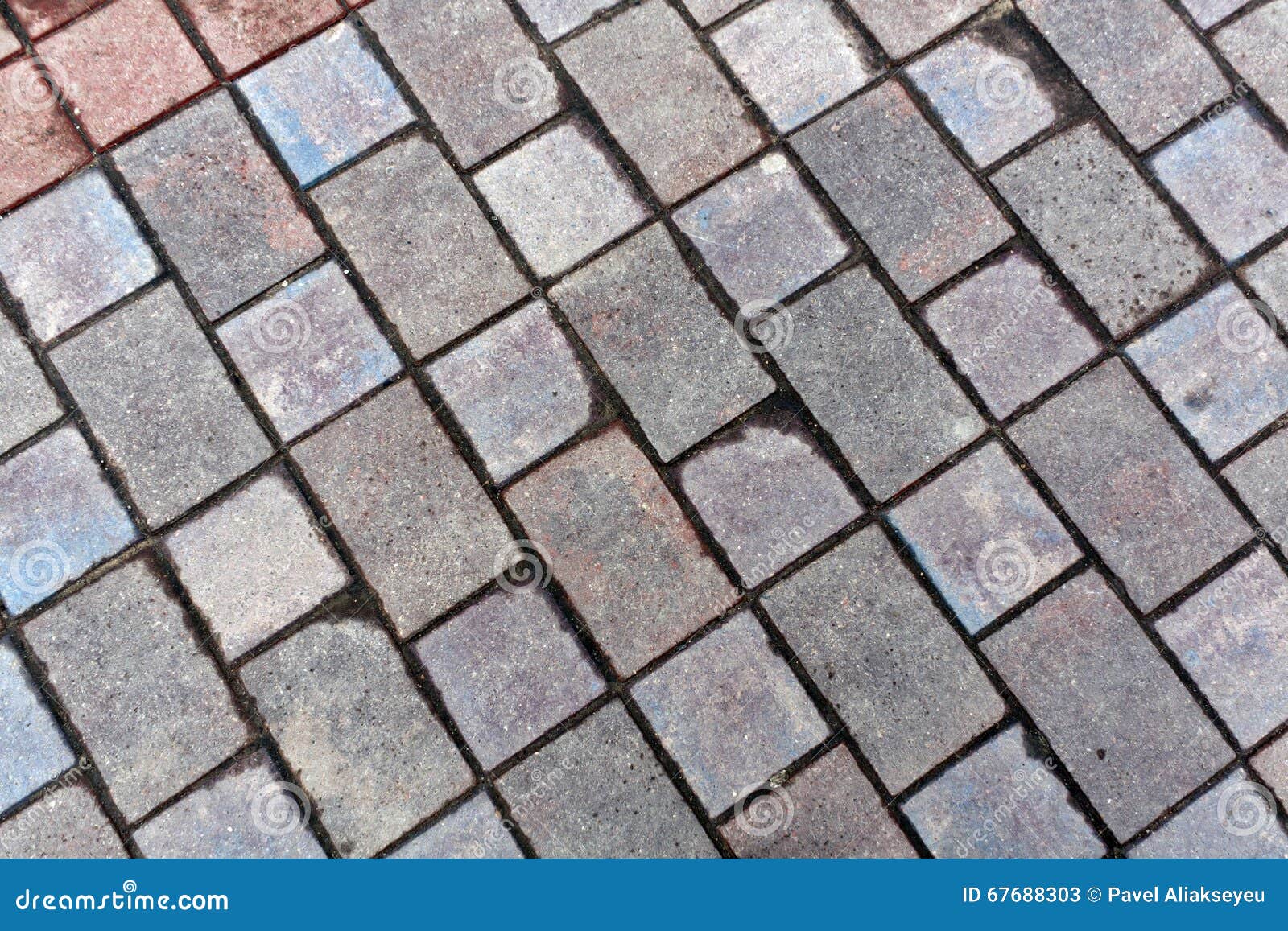 Color Pedestrian Pavement Texture. Stock Image - Image of architecture ...