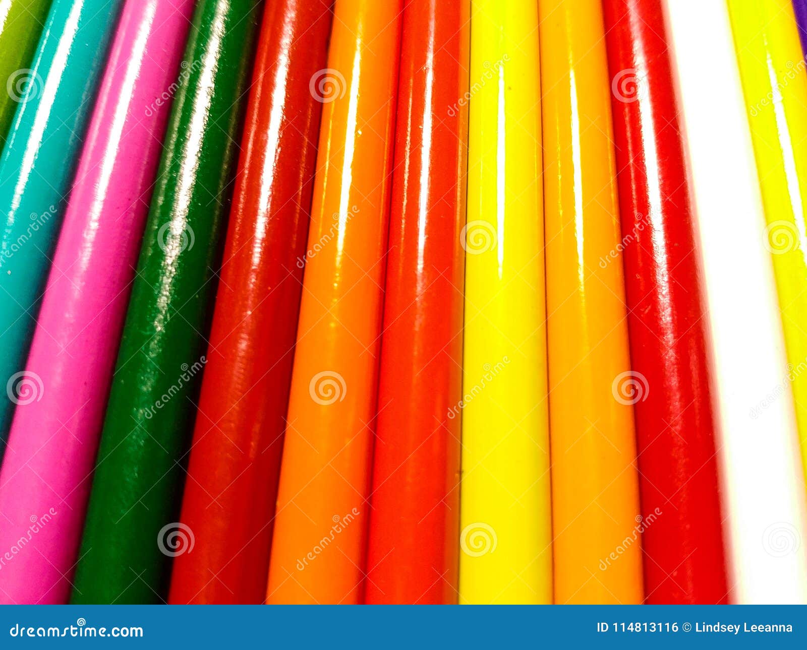 Colored Pencil Stripes stock photo. Image of crayon - 114813116