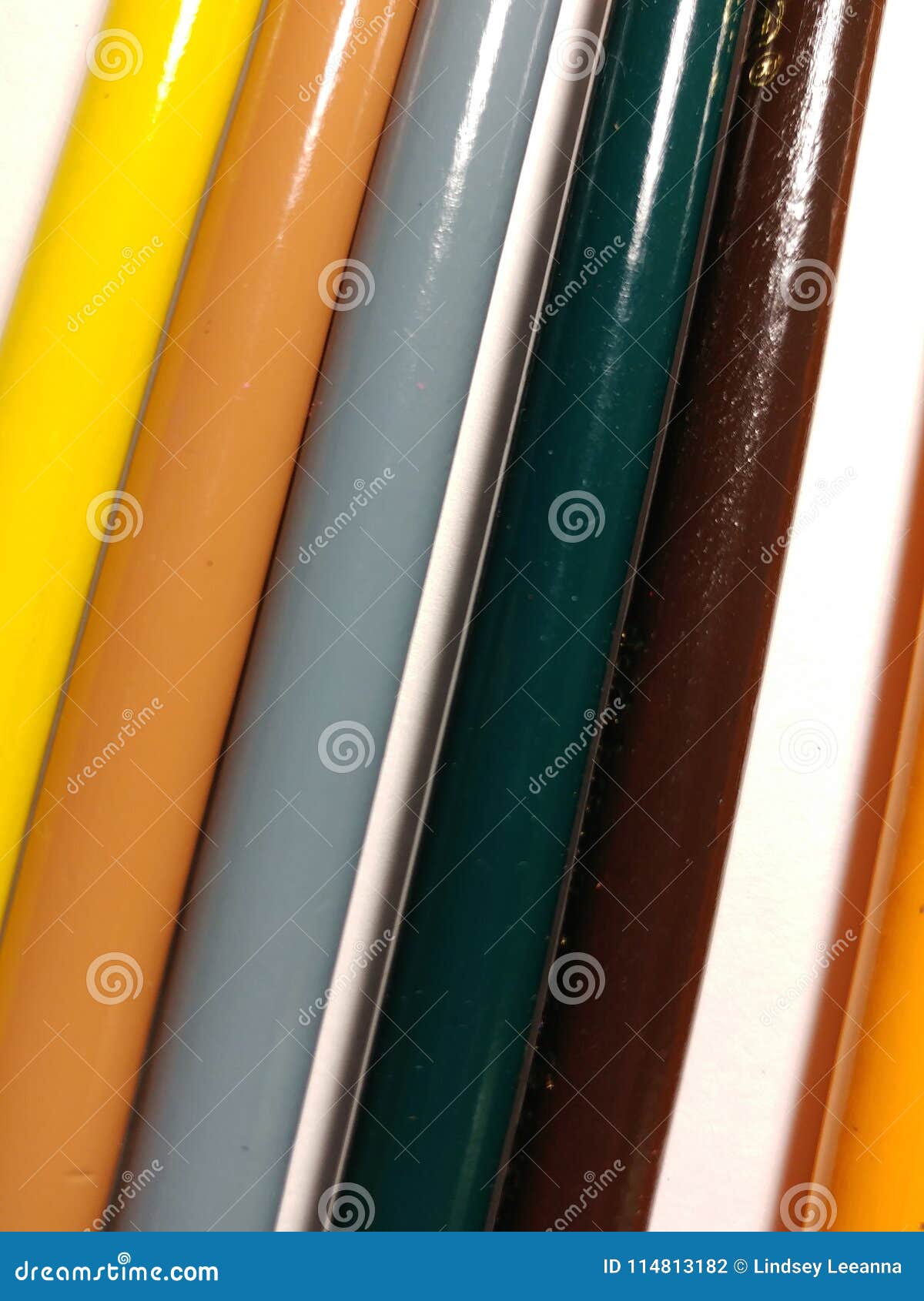 Colored Pencil Stripes stock photo. Image of school - 114813182