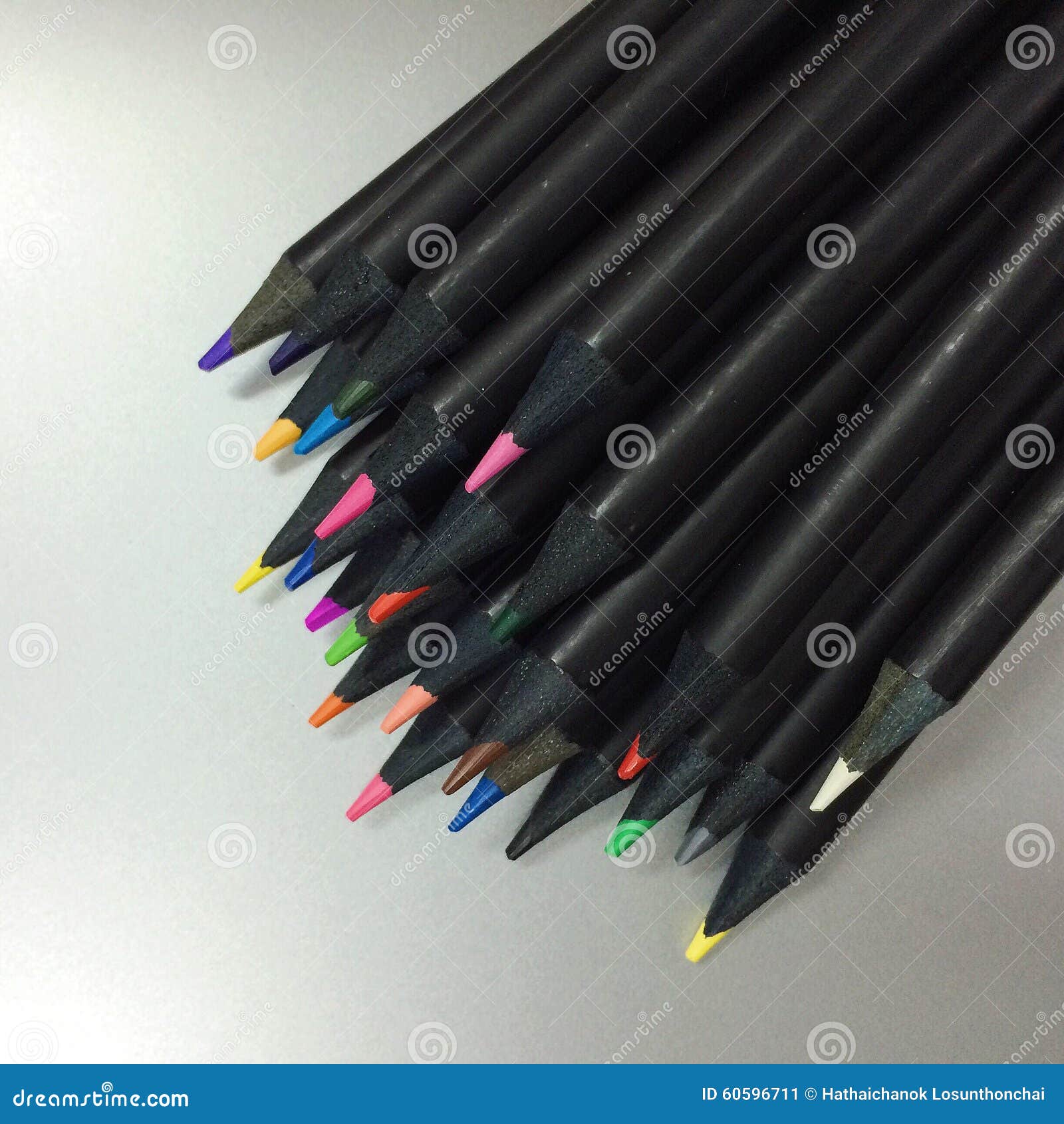 Color pencil stock image. Image of paint, black, color - 60596711