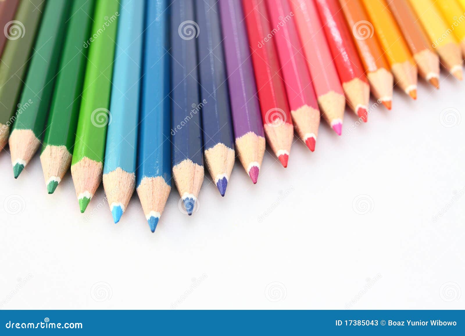 Color Pencil on the Floor Arrow Stock Image - Image of white, drawing ...