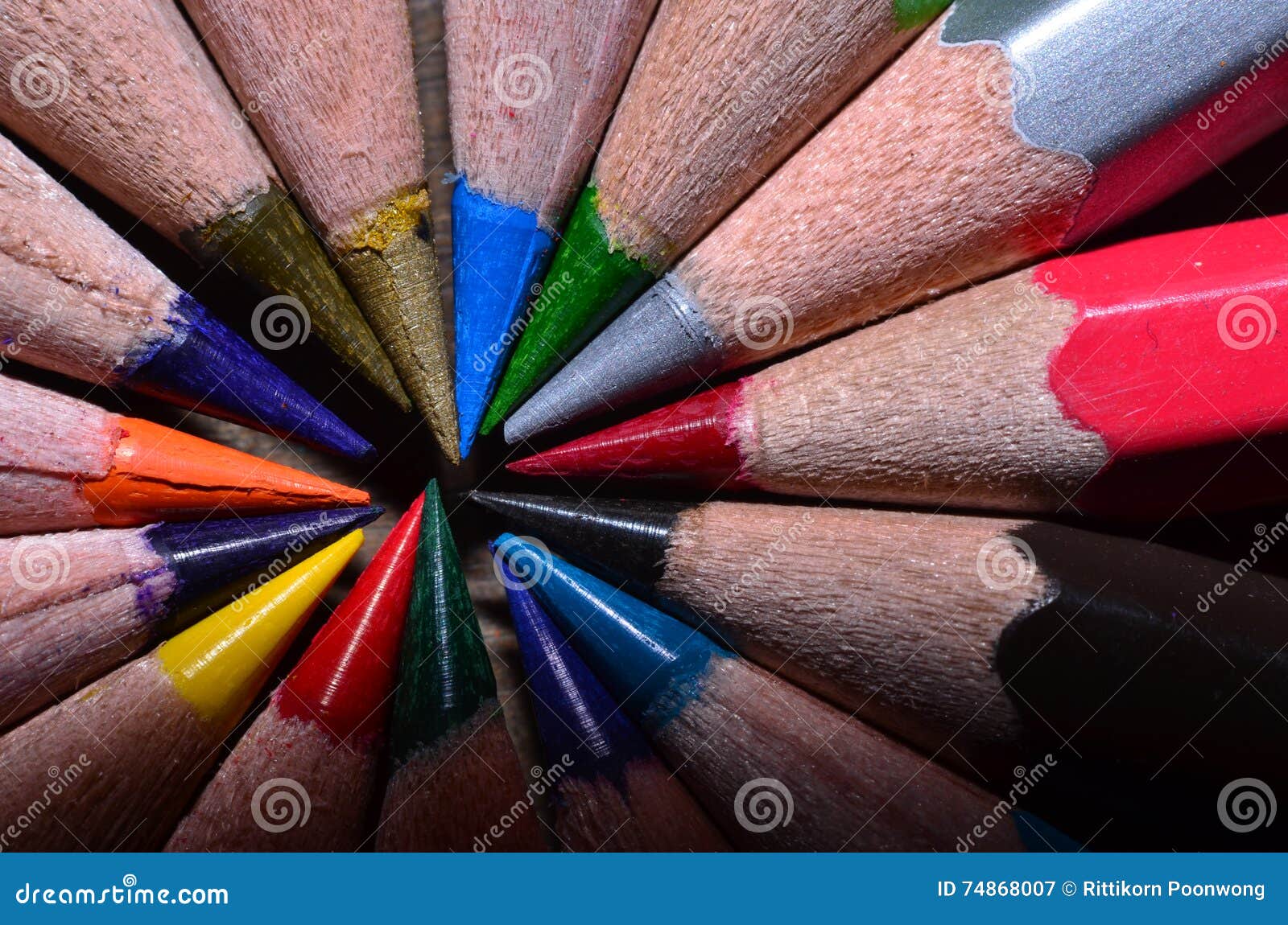 The color pencil stock image. Image of crayon, closeup - 74868007