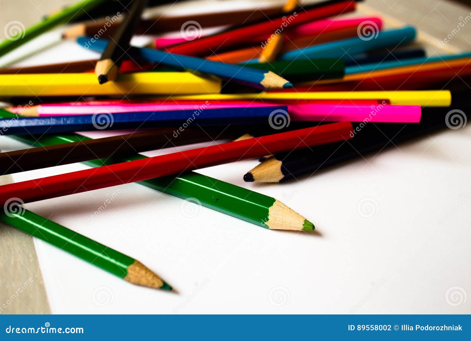 Color pencil in a mess stock photo. Image of icon, colors - 89558002