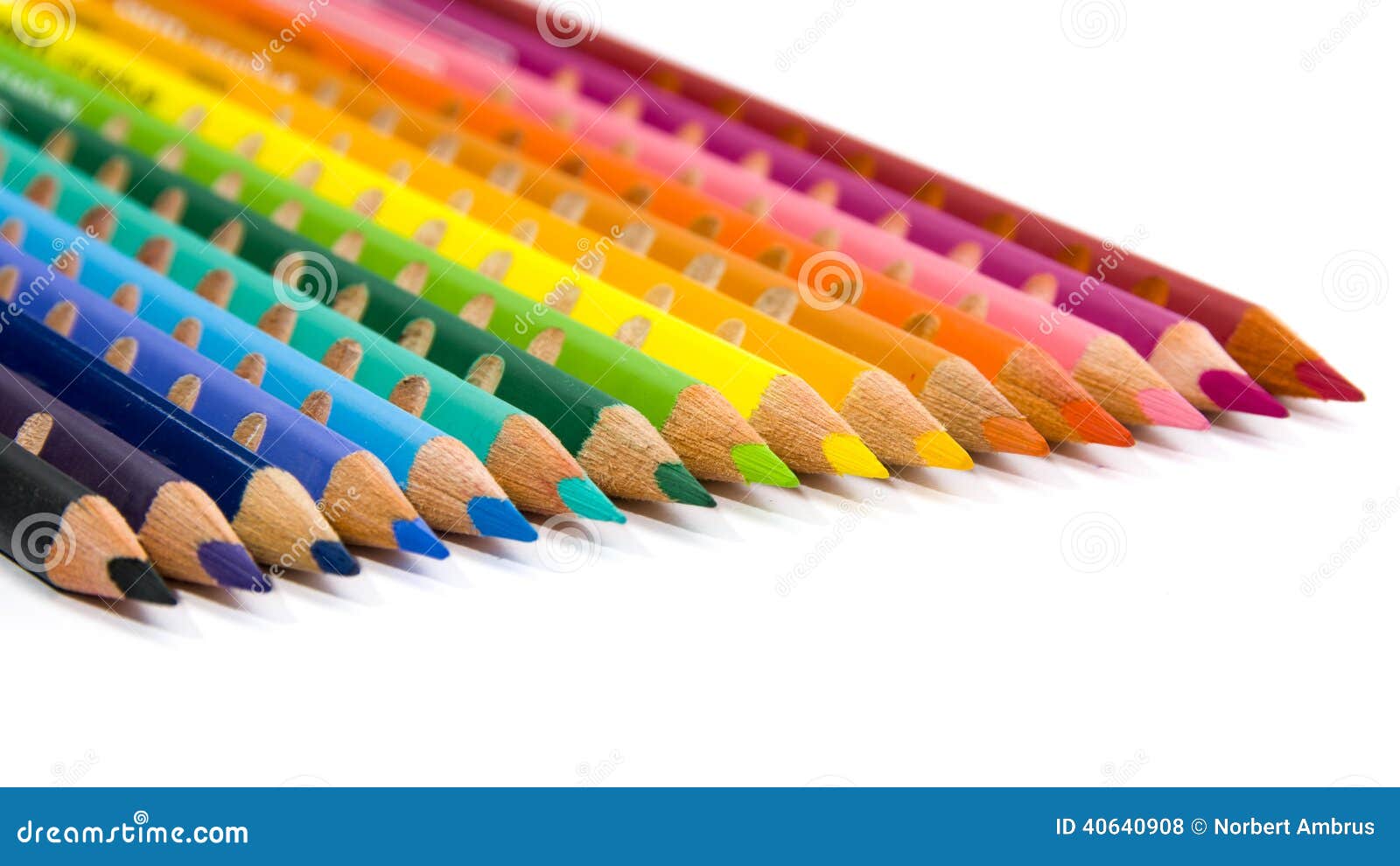 Color pencil set stock photo. Image of colored, blue - 40640908