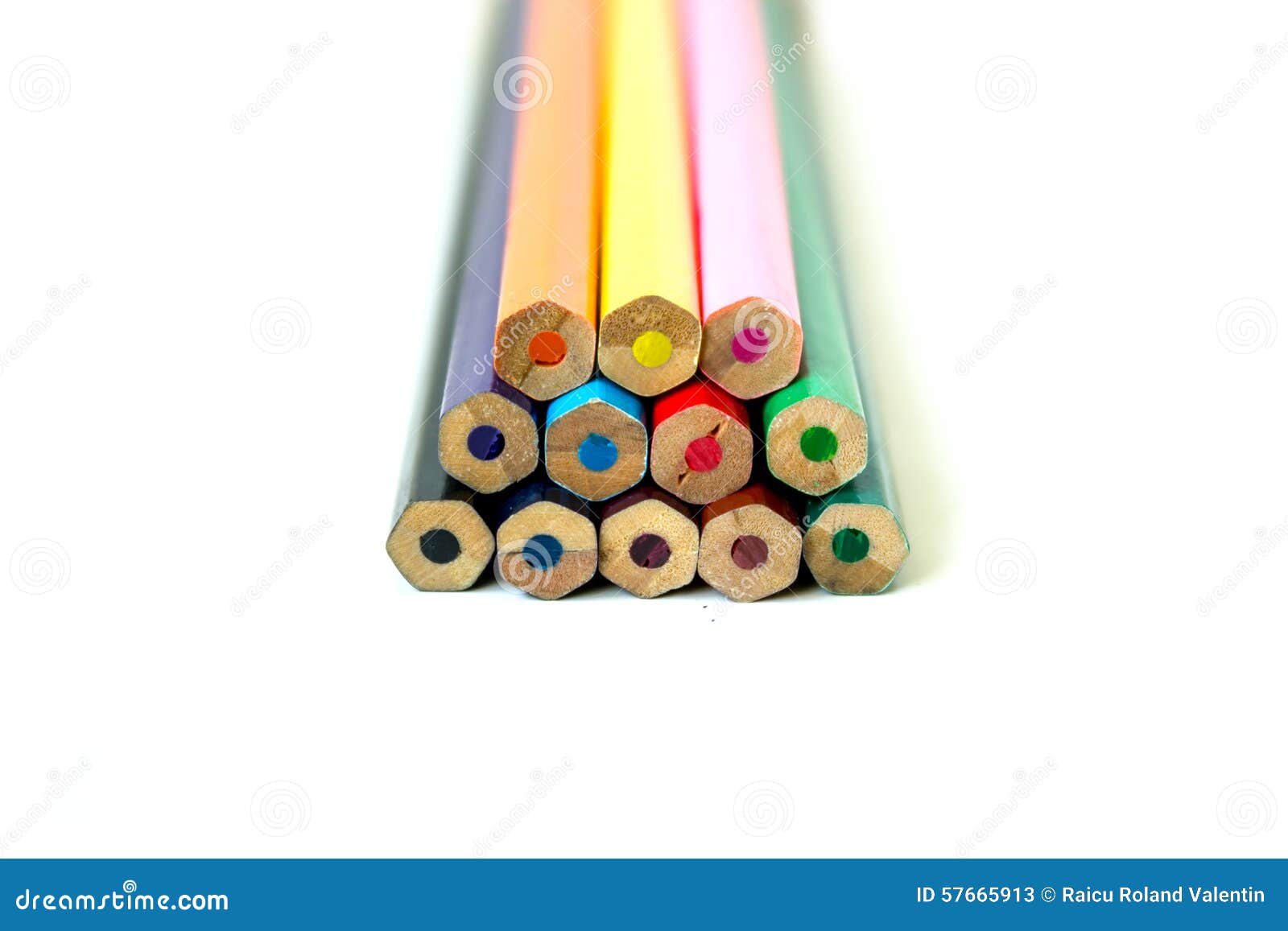 Color pencil set stock image. Image of blue, orange, multicolored ...