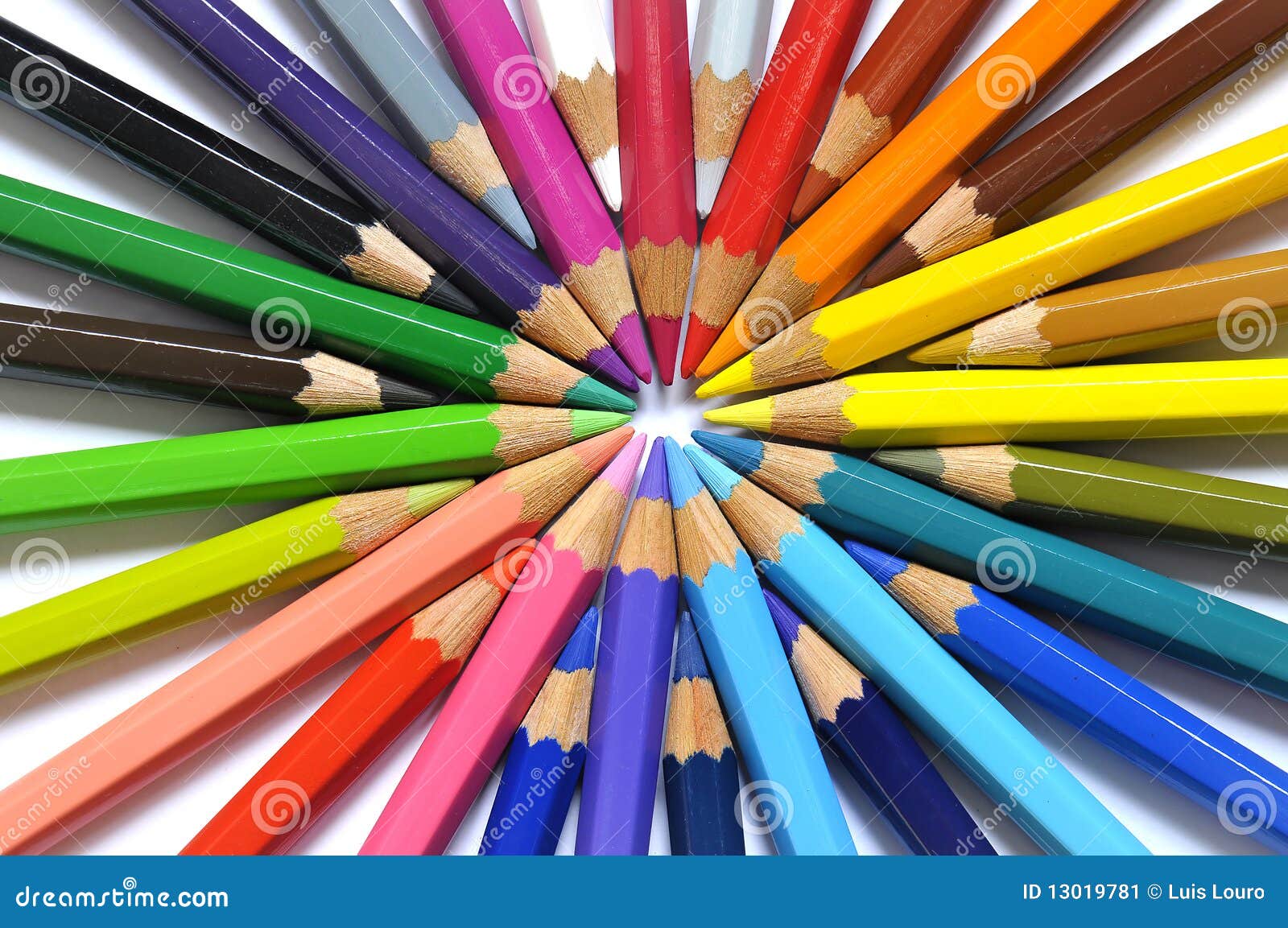 Color pencils stock image. Image of abstract, graphics - 13019781