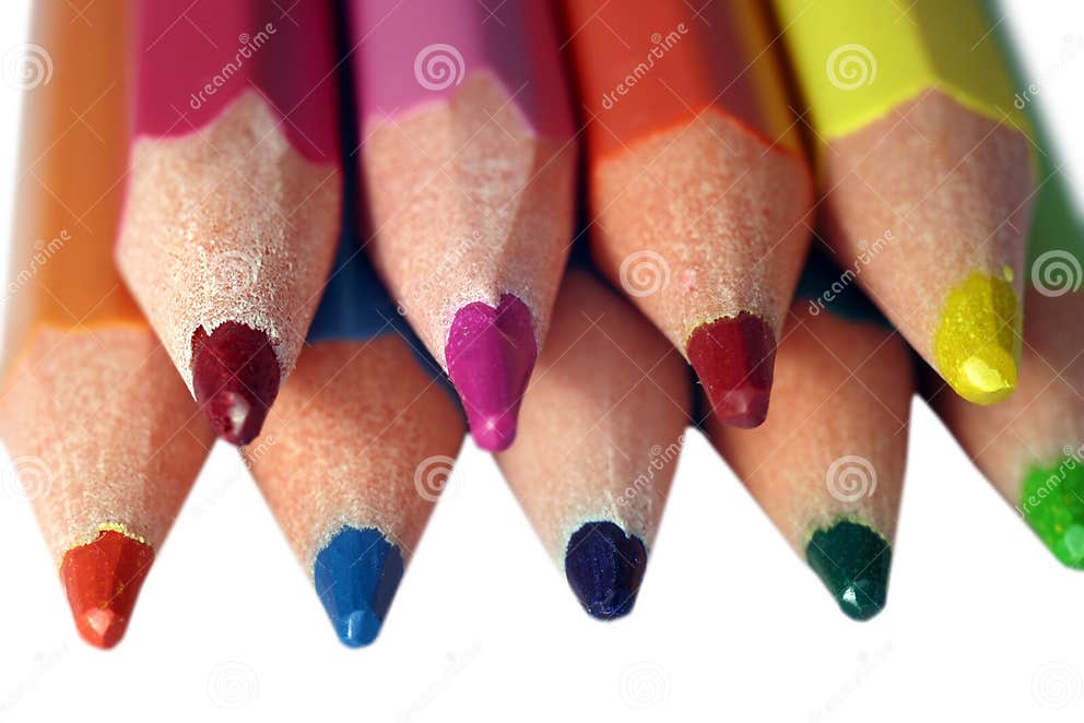 Color pencils stock image. Image of assortment, detail - 7547423