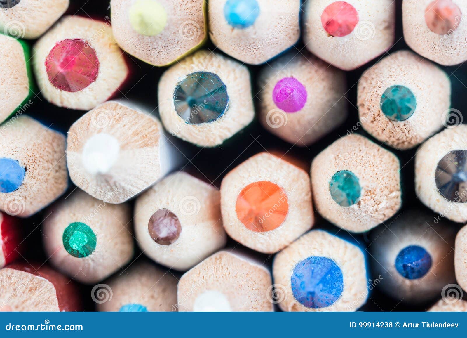 Color pencils front view stock photo. Image of paint - 99914238