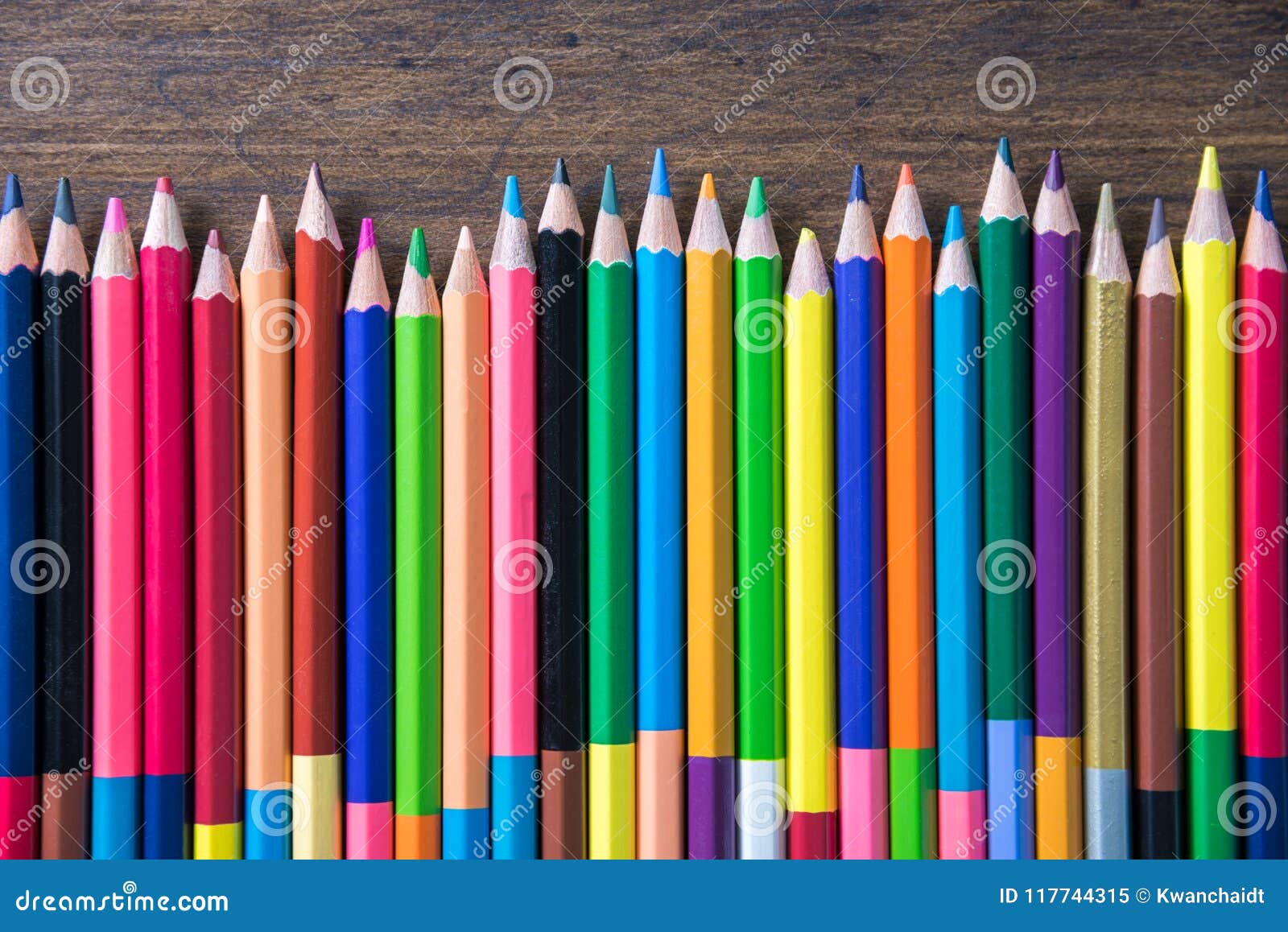 Color Pencils for Background Stock Image - Image of vivid, craft: 117744315