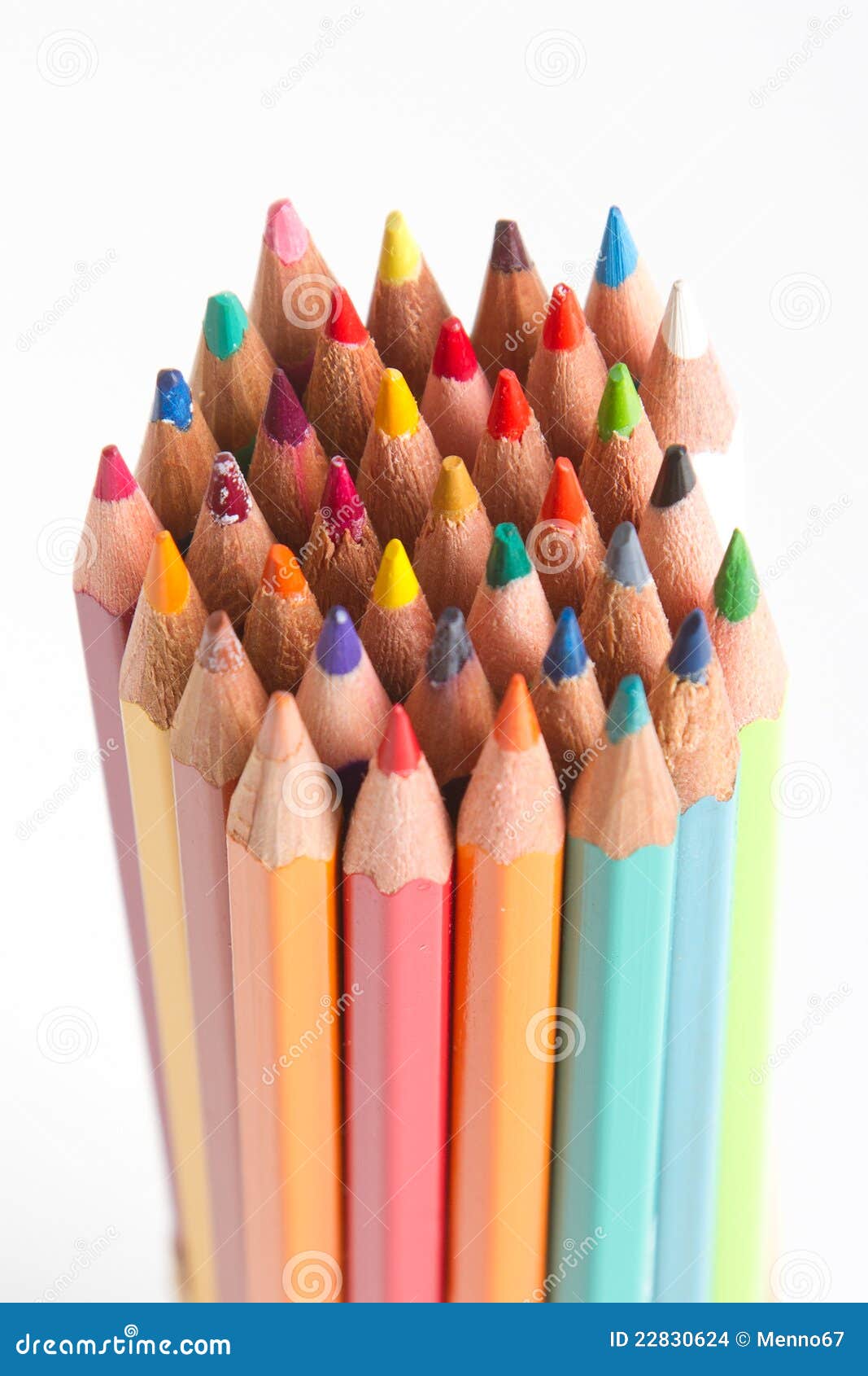 Color pencils close up stock photo. Image of abstract - 22830624