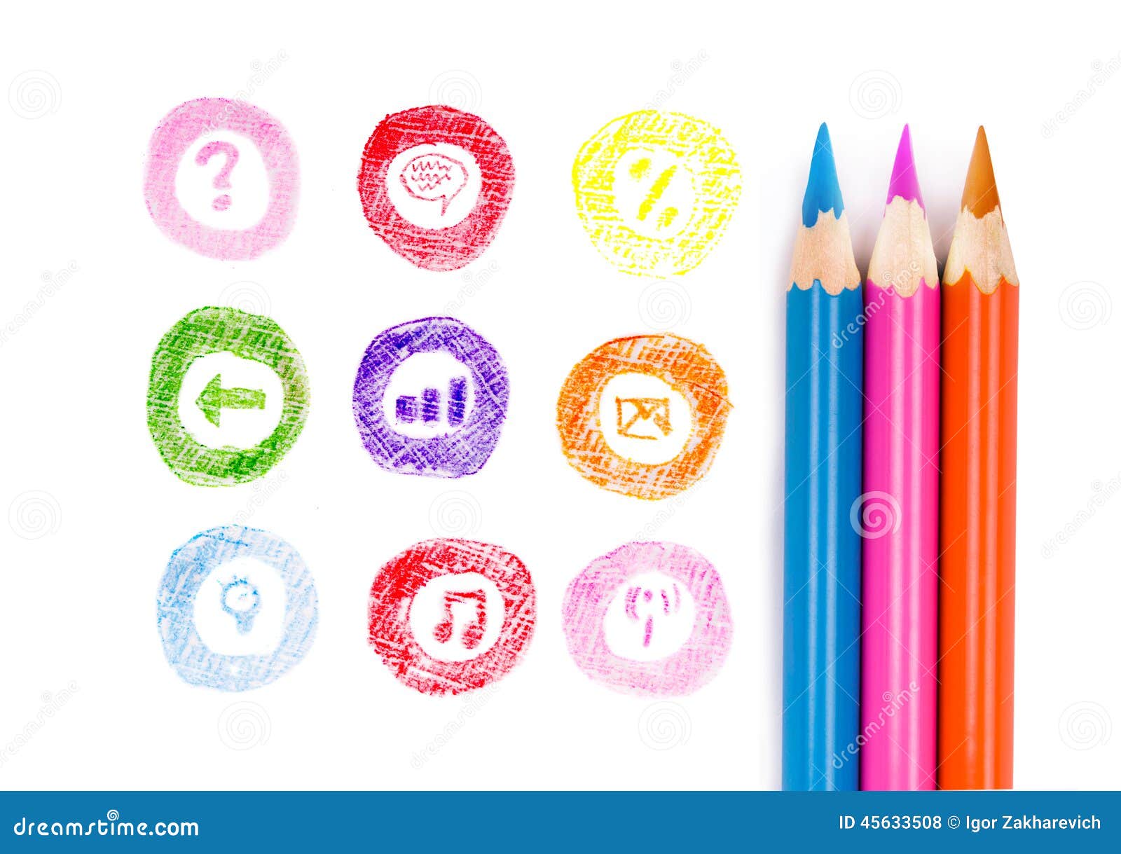 Pink Color Icons Education Stock Photos - Download 7 Royalty Free Photos
