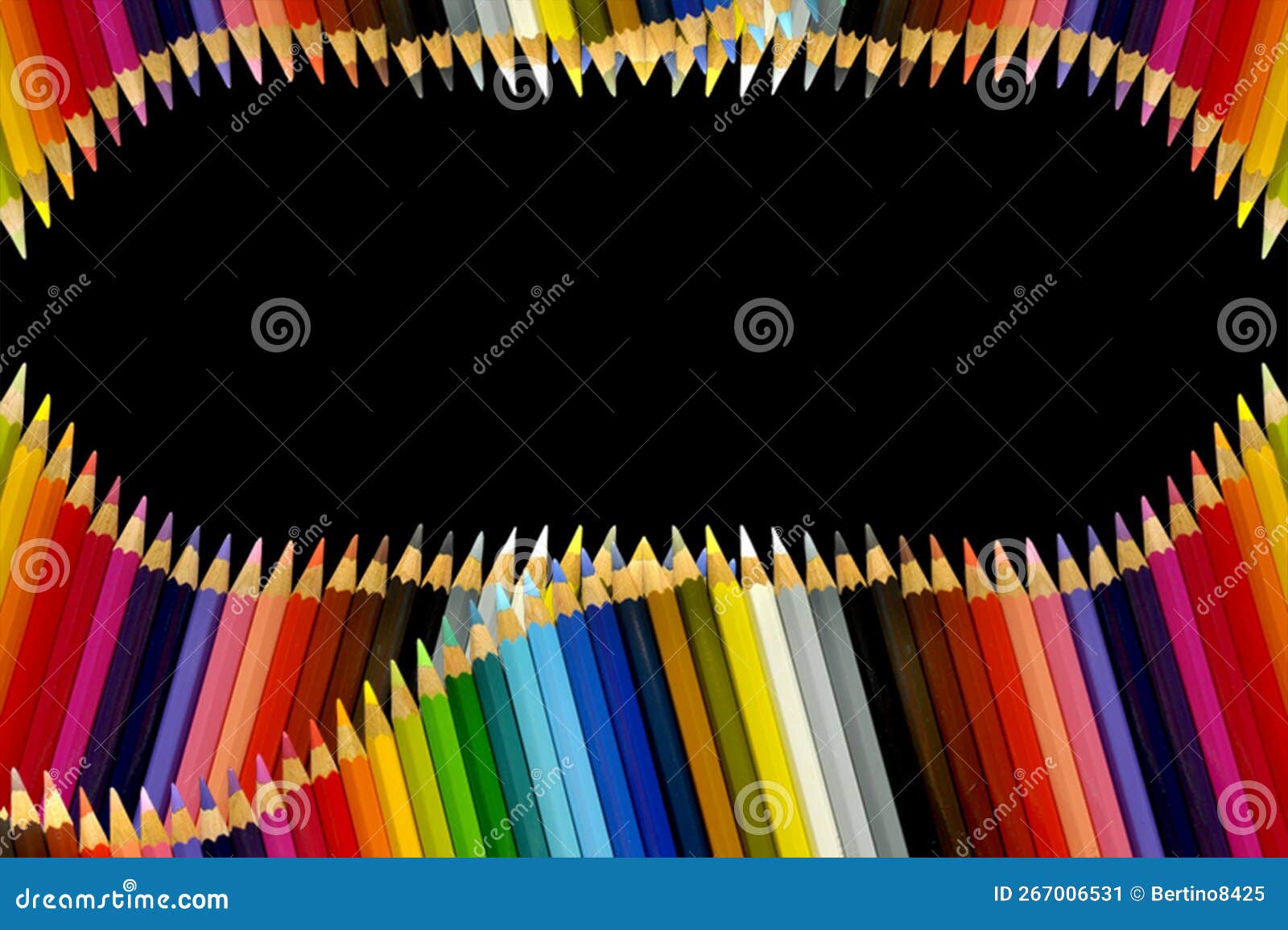 Abstract Color pencils stock image. Image of colorful - 267006531