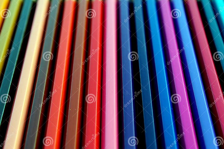 Color Pencils Gradient Vertical Texture Stock Image - Image of ...