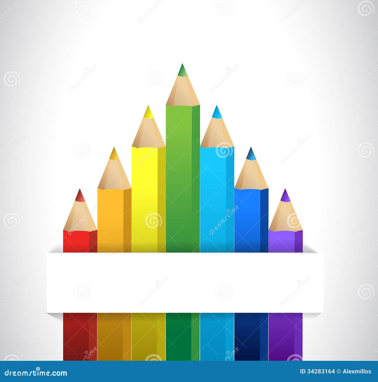Color Pencils Illustration Design Stock Illustration - Illustration of ...