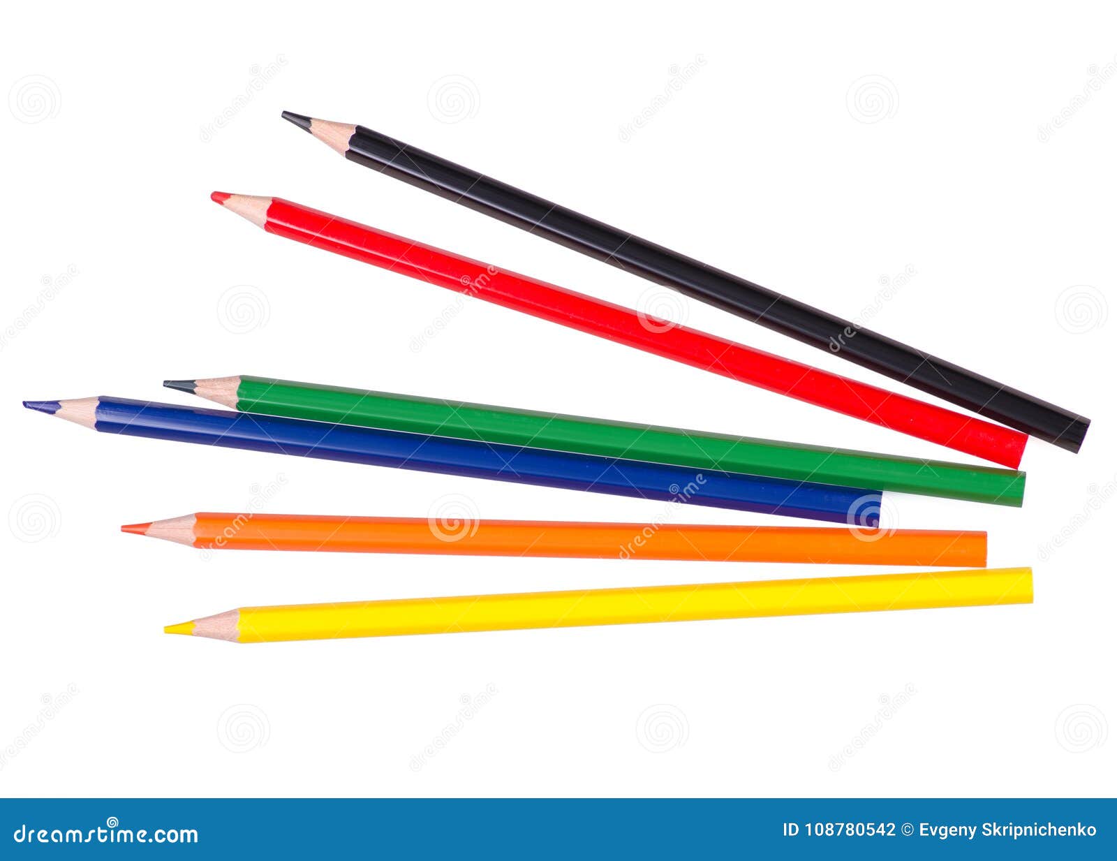 Color pencils isolation stock photo. Image of drawing - 108780542